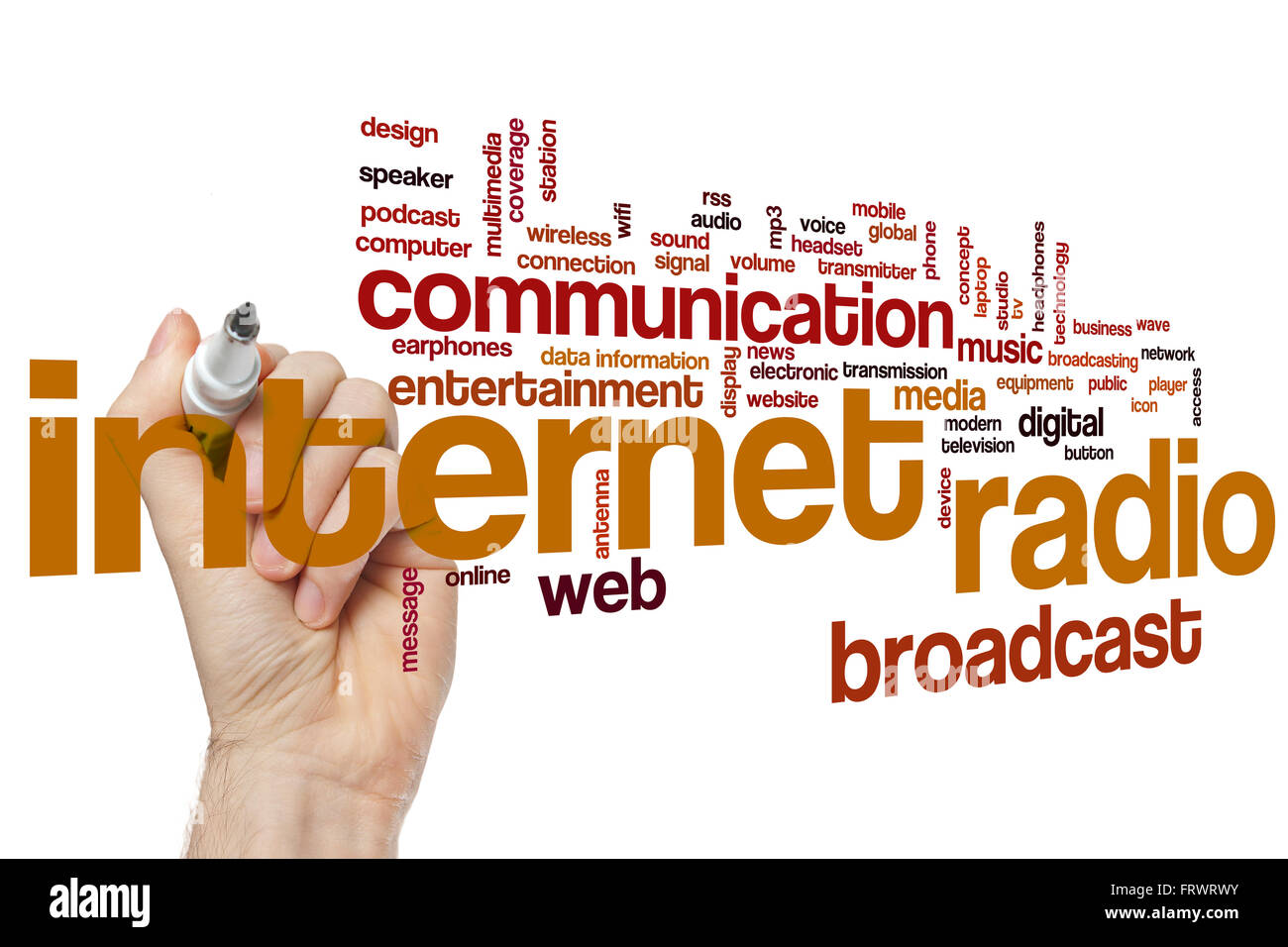 Podcast concept Cut Out Stock Images & Pictures - Alamy