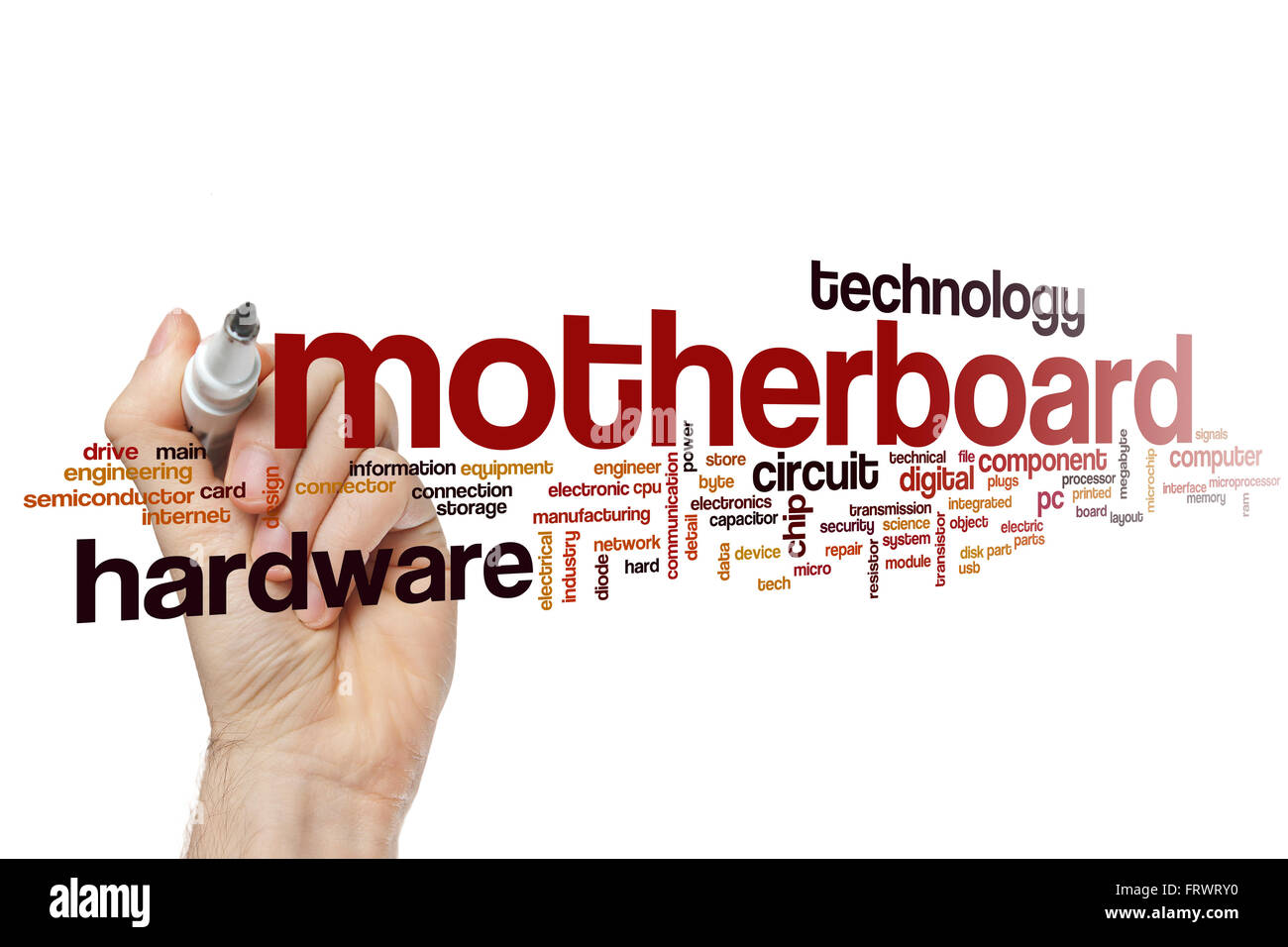 Micro computer concept Cut Out Stock Images & Pictures - Alamy