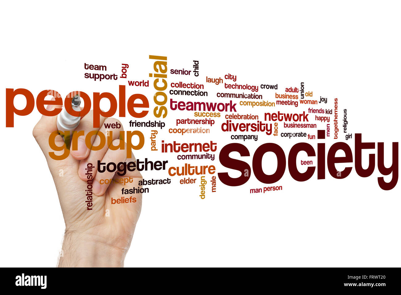 Friends society Cut Out Stock Images & Pictures - Alamy