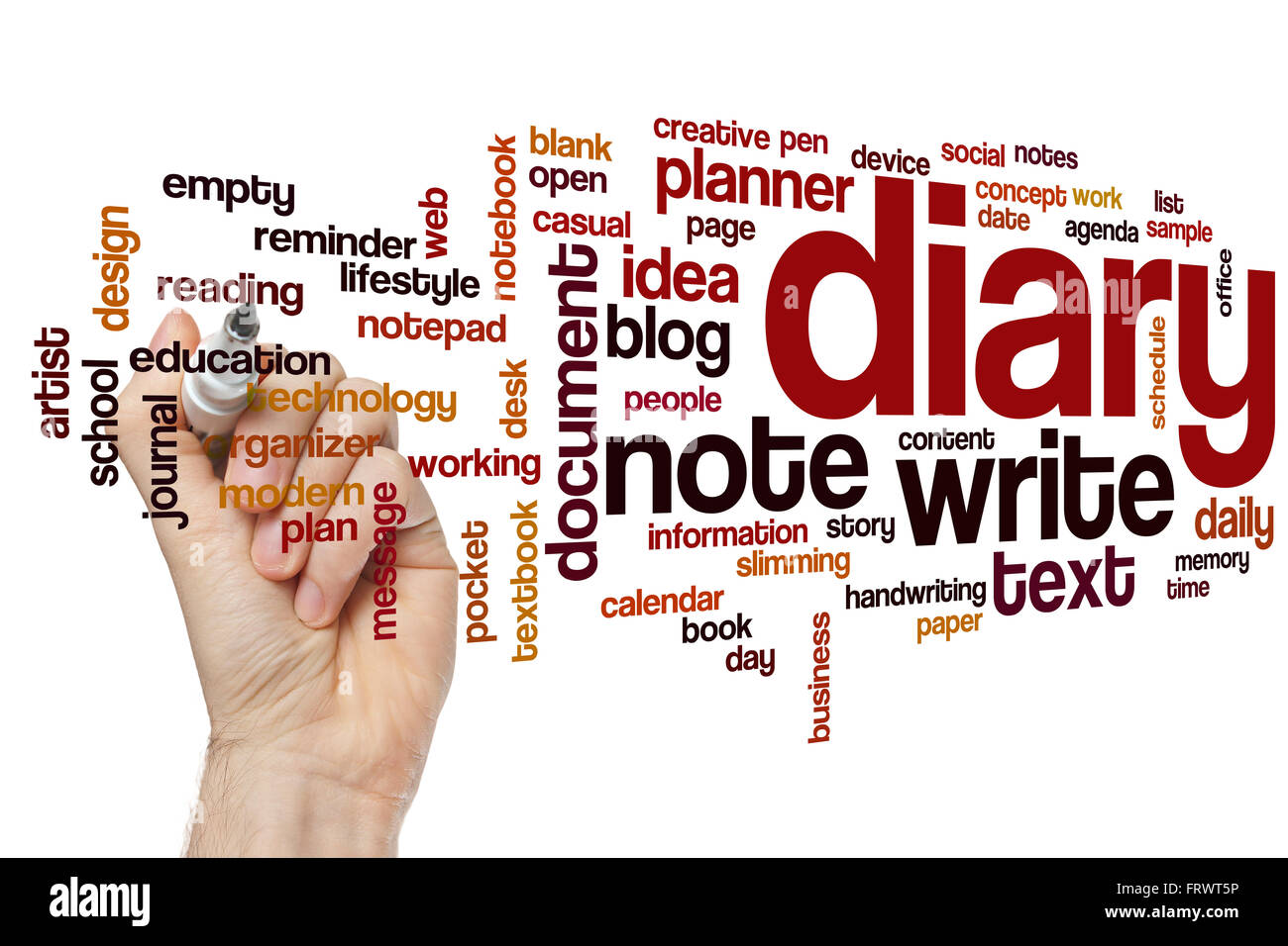 Pocket diary open hi-res stock photography and images - Alamy