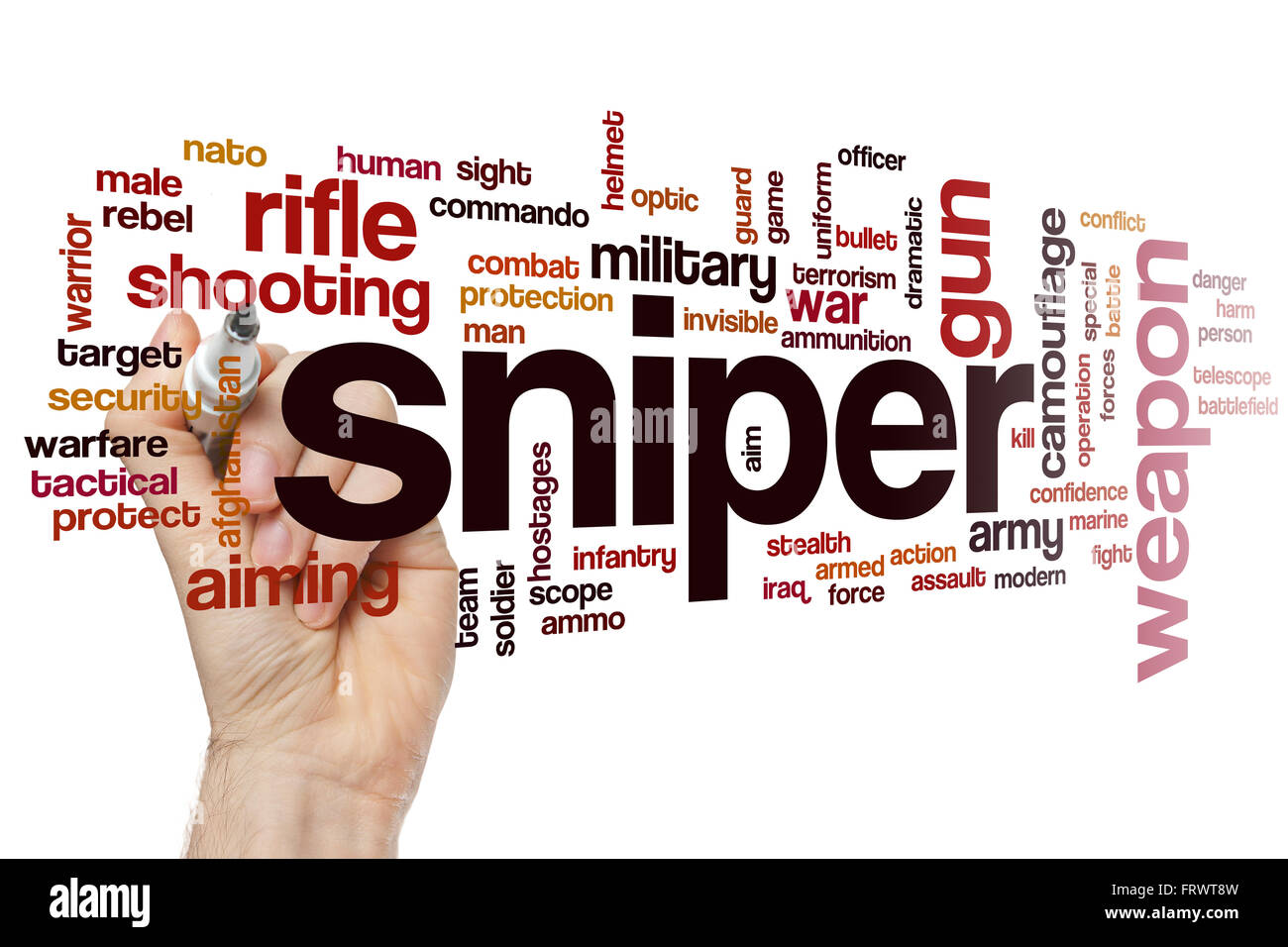 Sniper rifle scope Cut Out Stock Images & Pictures - Alamy