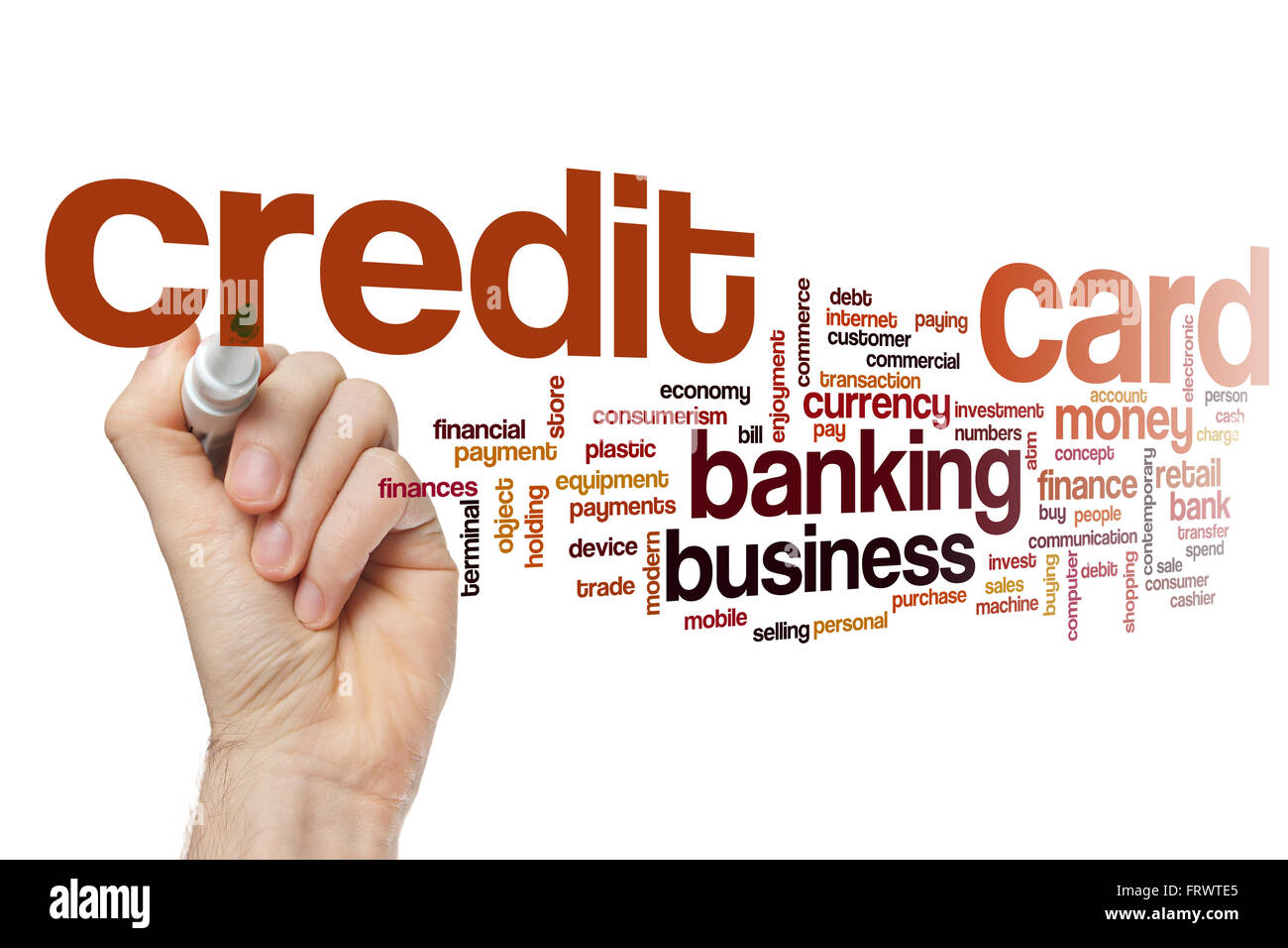 Business person paying with credit card Cut Out Stock Images & Pictures ...