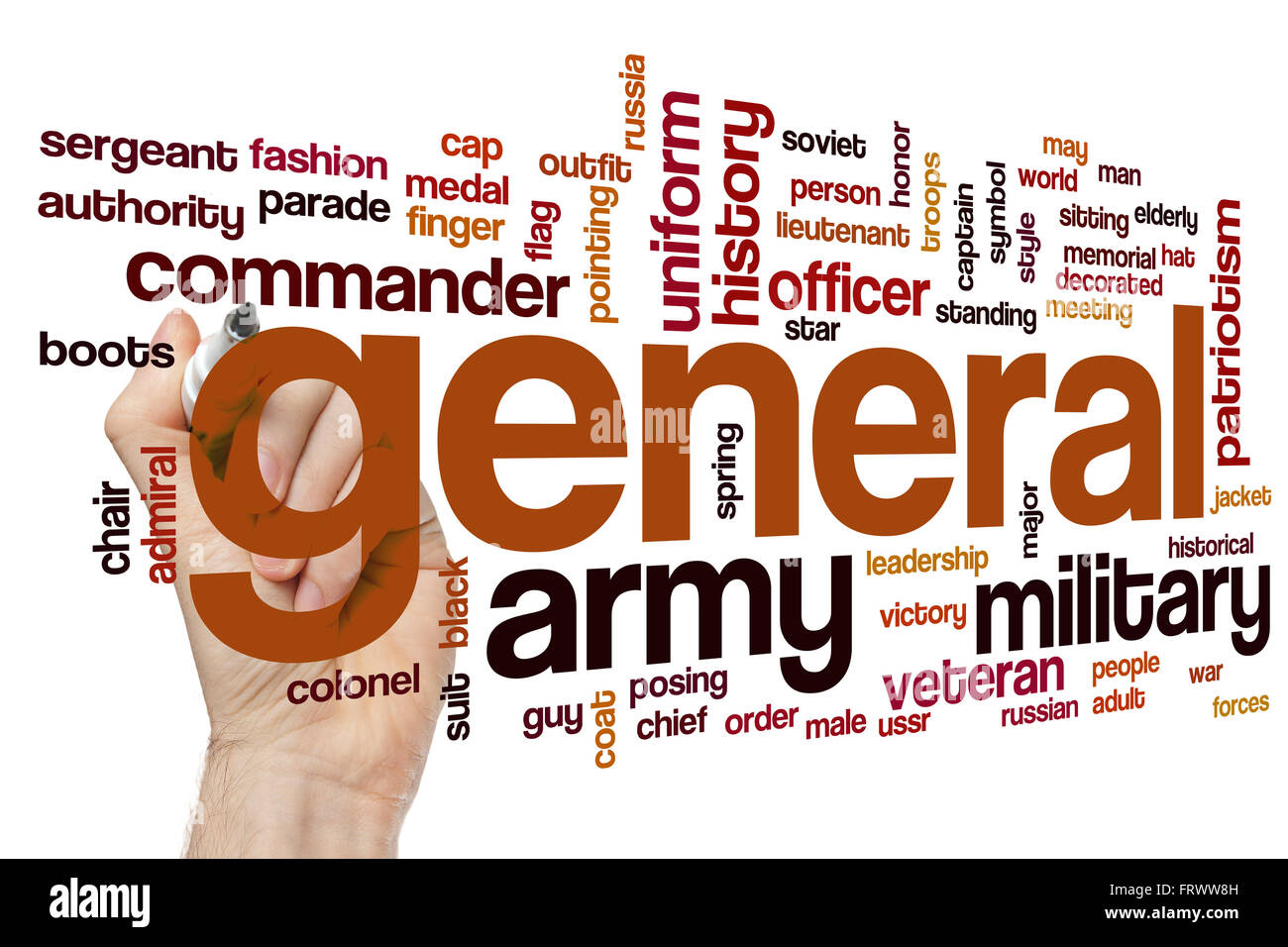 General word cloud Stock Photo - Alamy