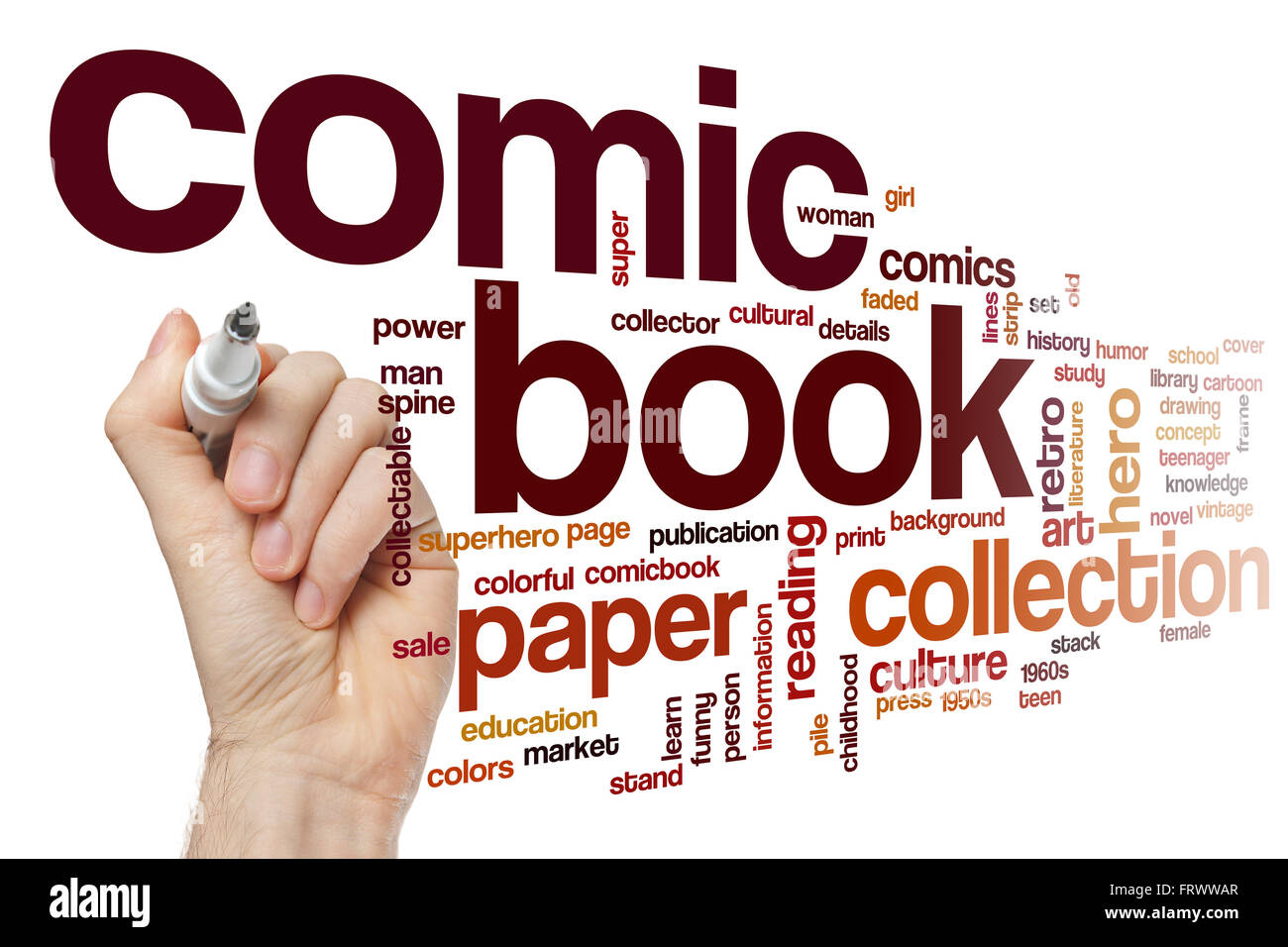Comic book cover retro Cut Out Stock Images & Pictures - Alamy
