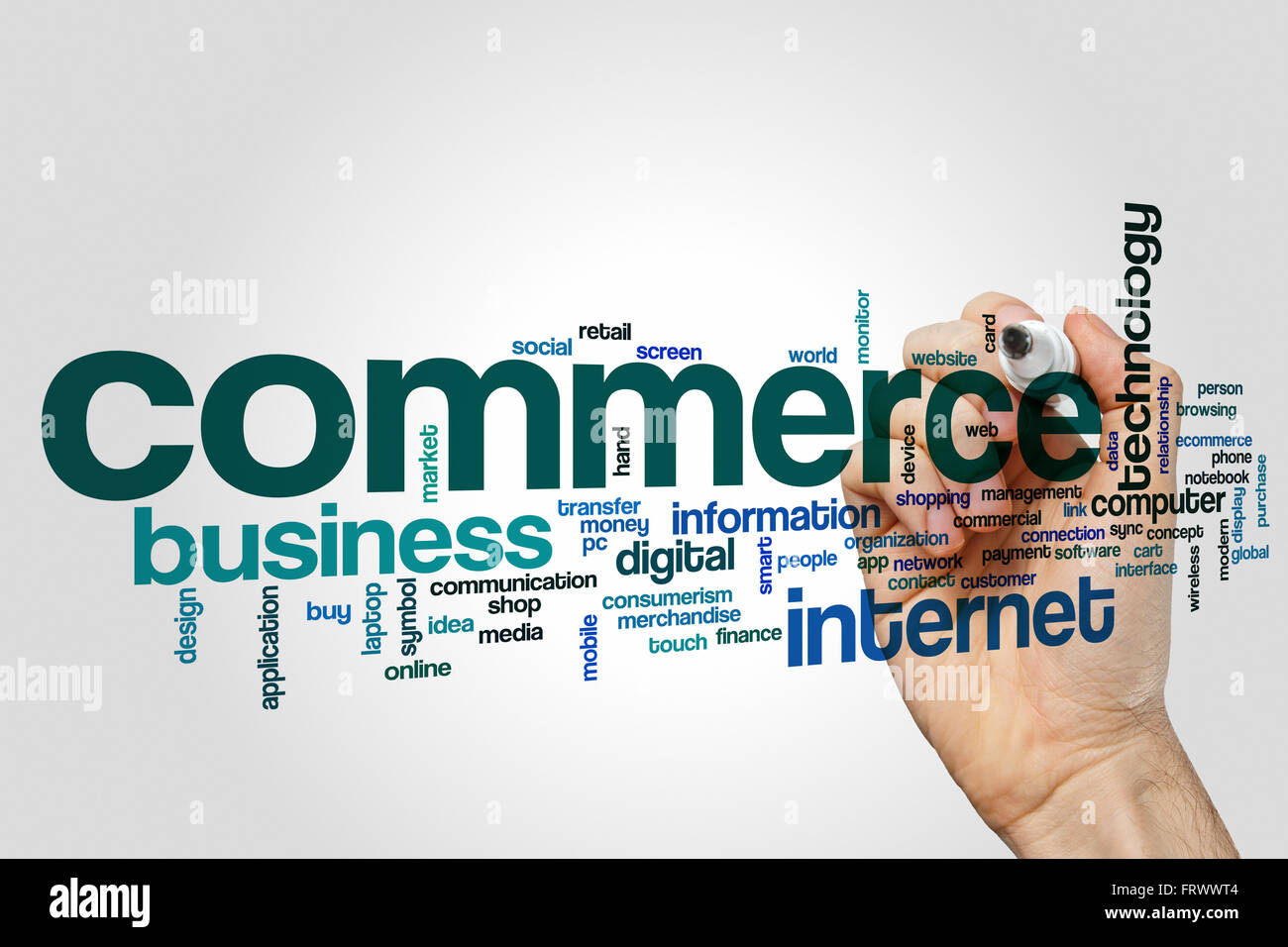 Commerce word hi-res stock photography and images - Alamy