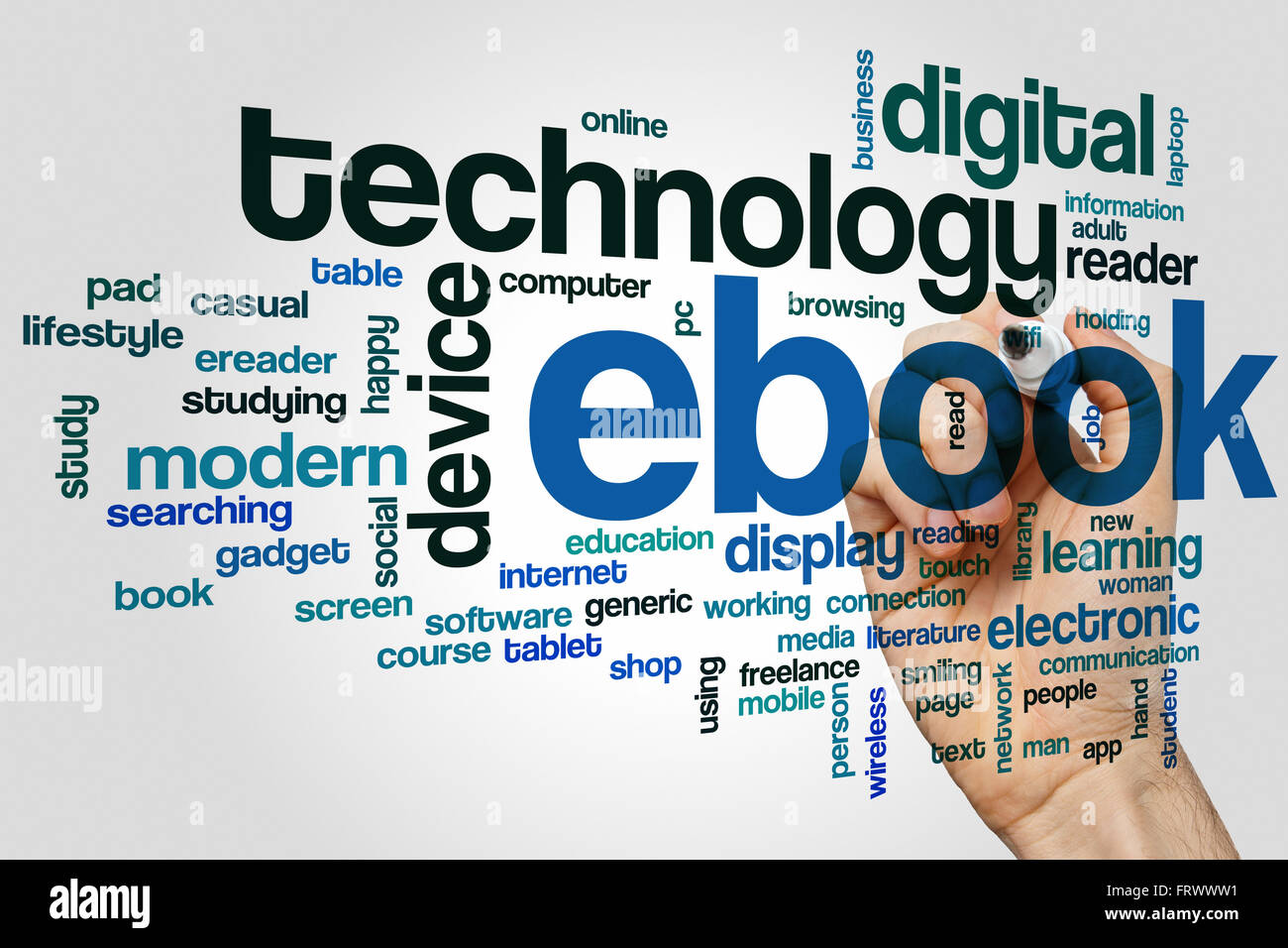 Ebook word hi-res stock photography and images - Alamy