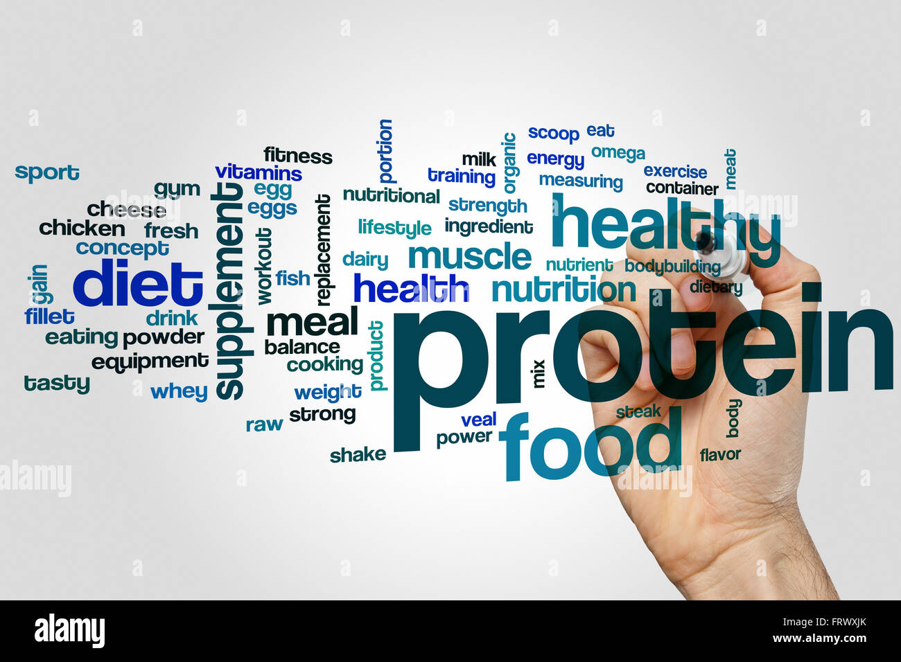 Protein word hi-res stock photography and images - Alamy
