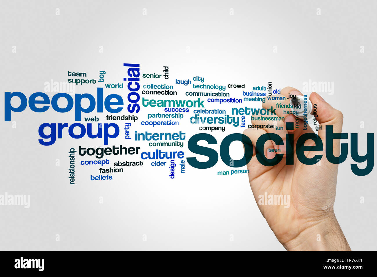 Concept man society hi-res stock photography and images - Alamy