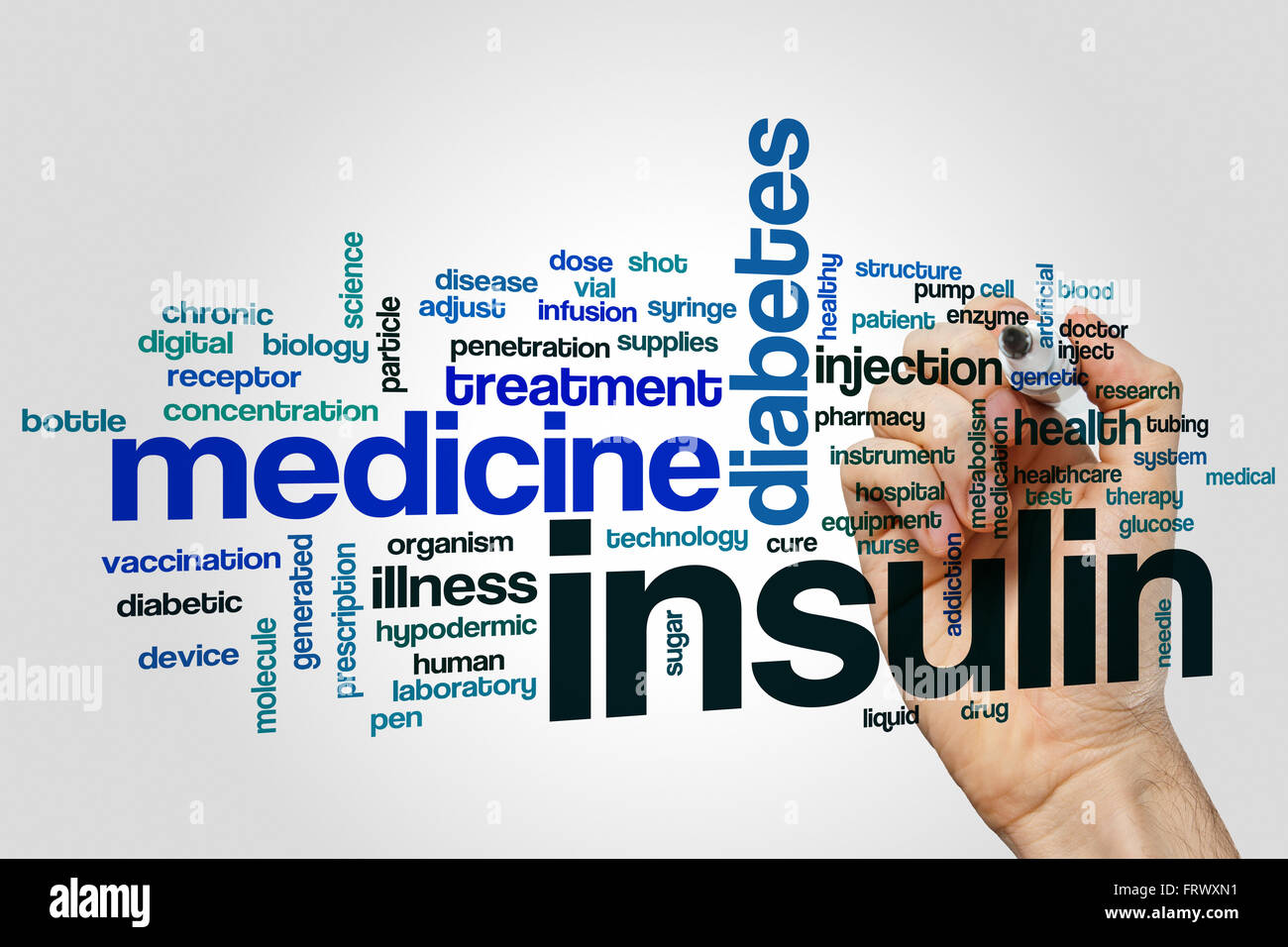 Structure of insulin hi-res stock photography and images - Alamy
