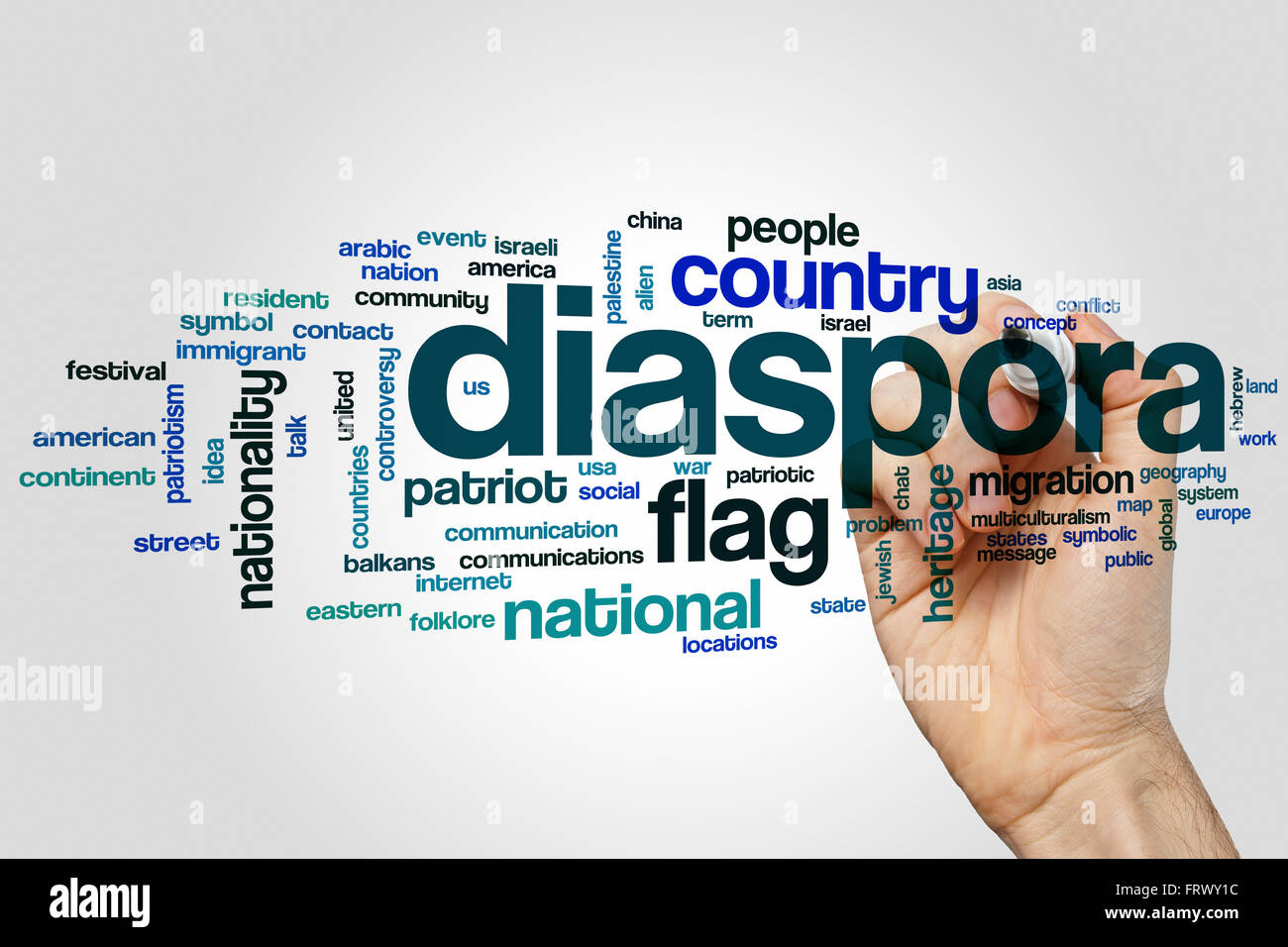 Diaspora map hi-res stock photography and images - Alamy