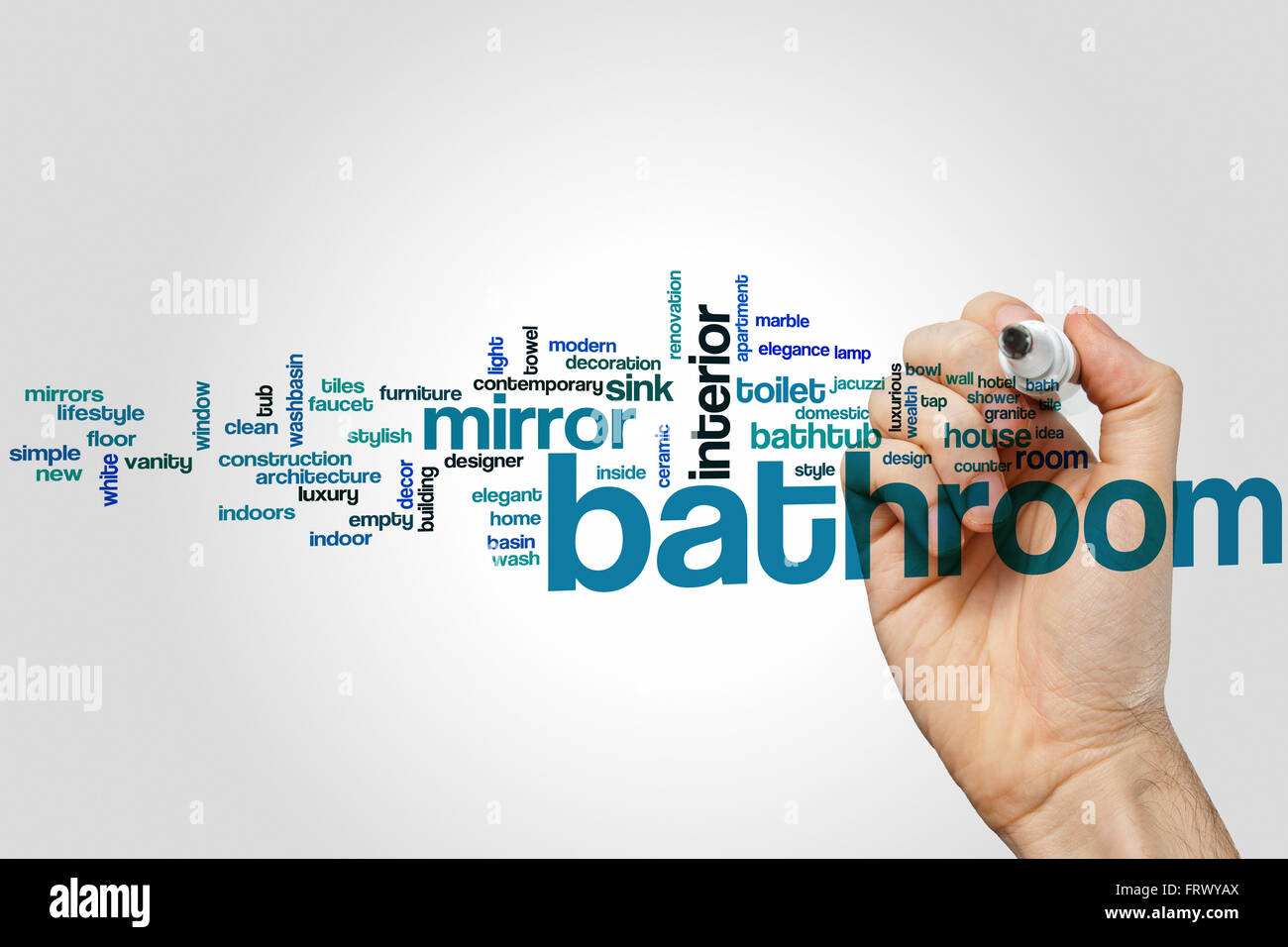 Toilet word cloud hi-res stock photography and images - Alamy