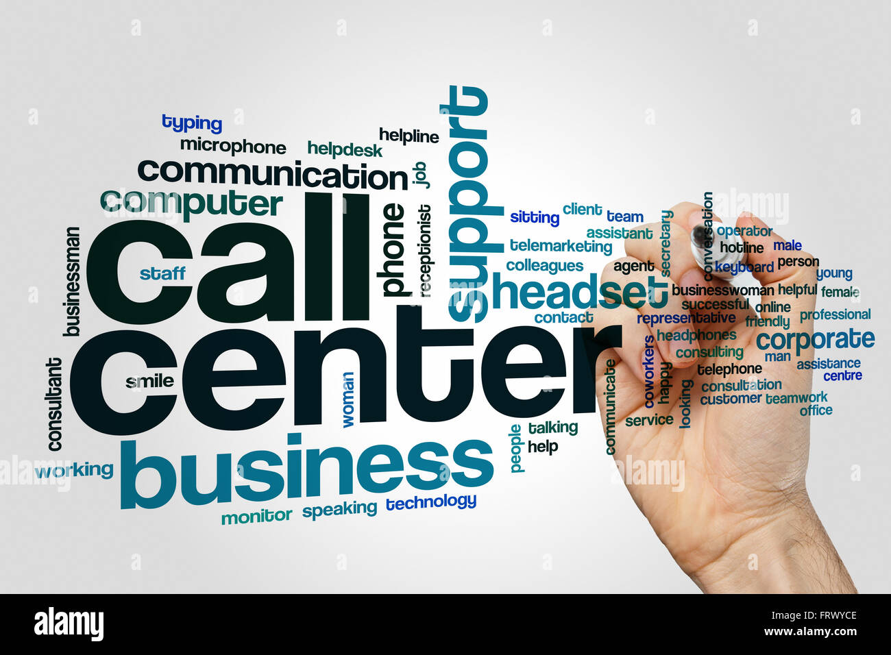 Help center word hi-res stock photography and images - Alamy