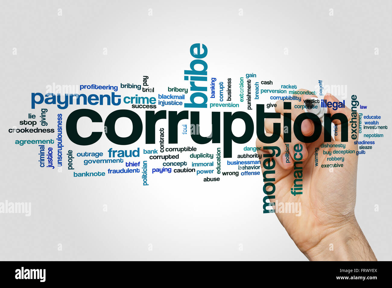 Stop corruption concept businessman hi-res stock photography and images ...