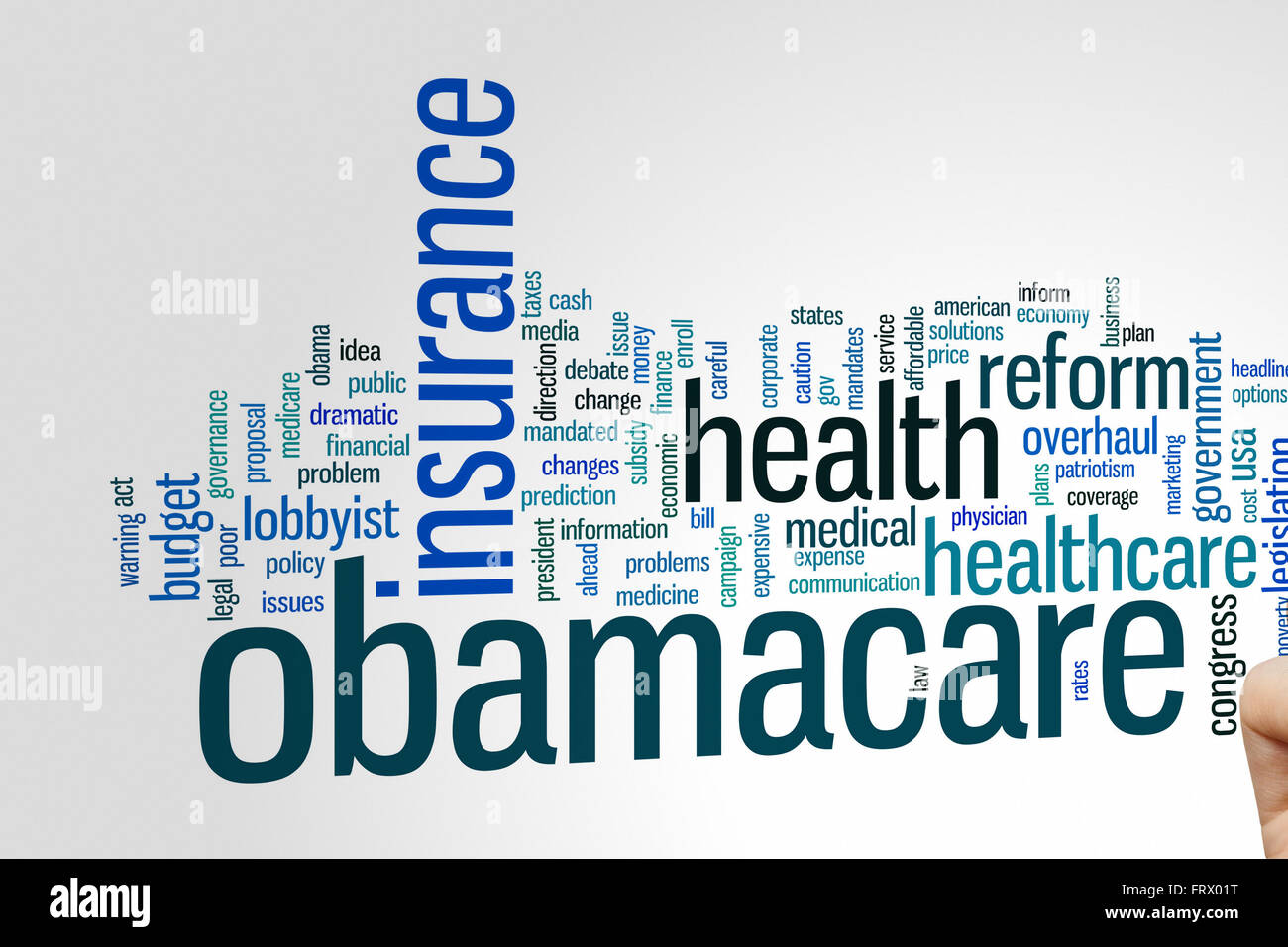 Obamacare concept word cloud background Stock Photo - Alamy