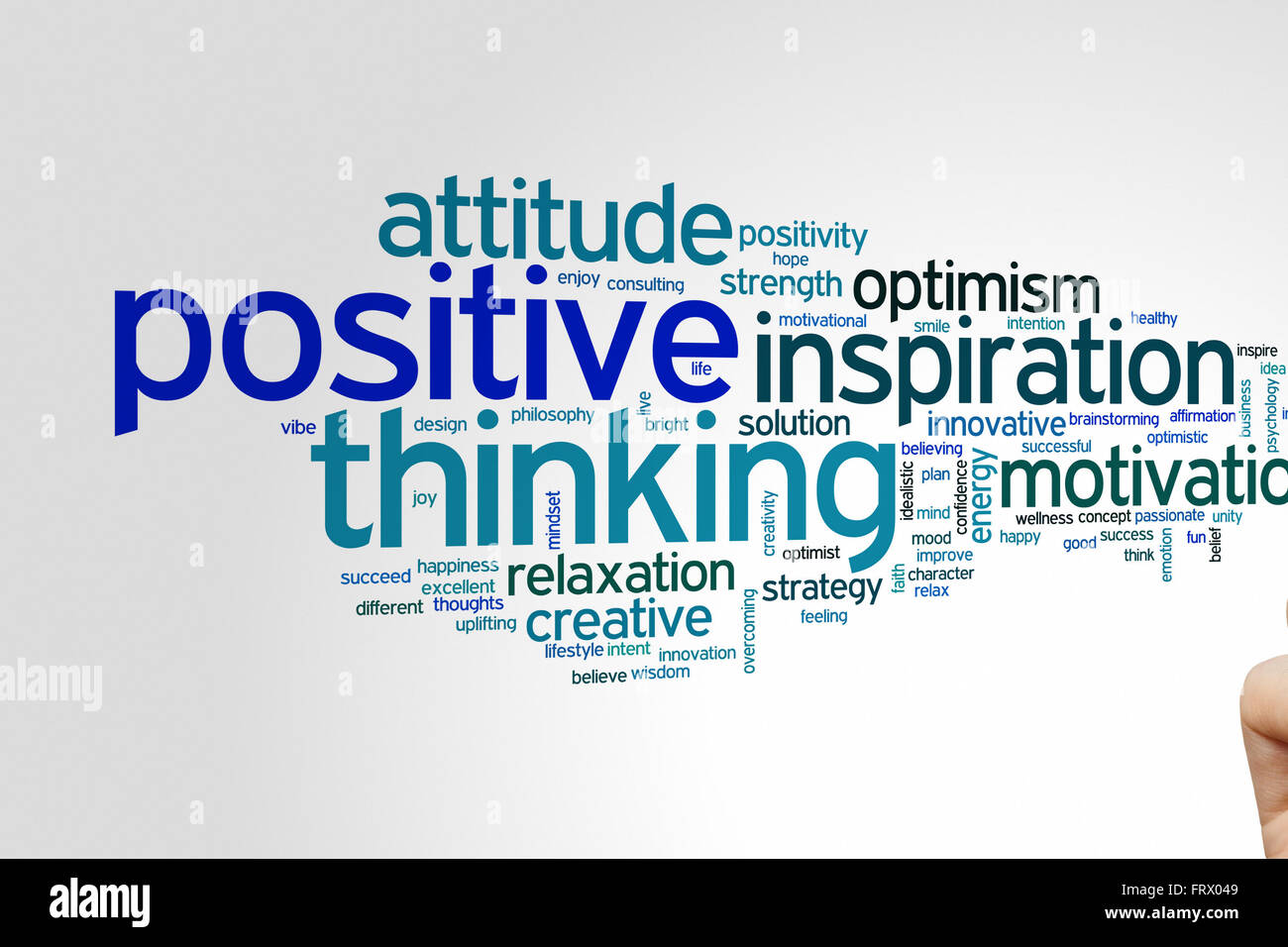 Positive Word Collage