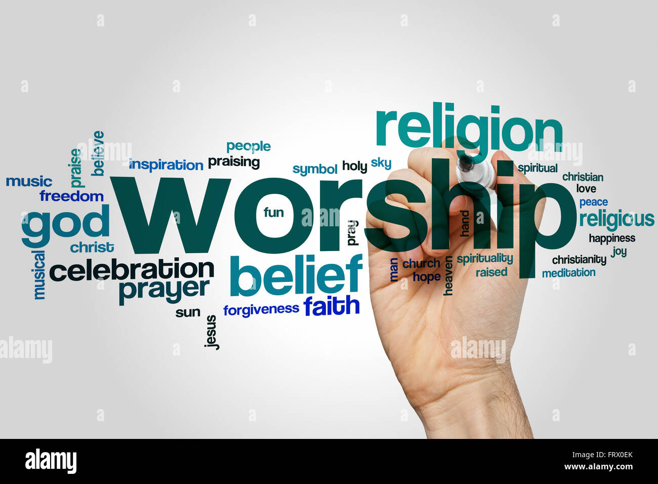 Praising and worship hi-res stock photography and images - Alamy