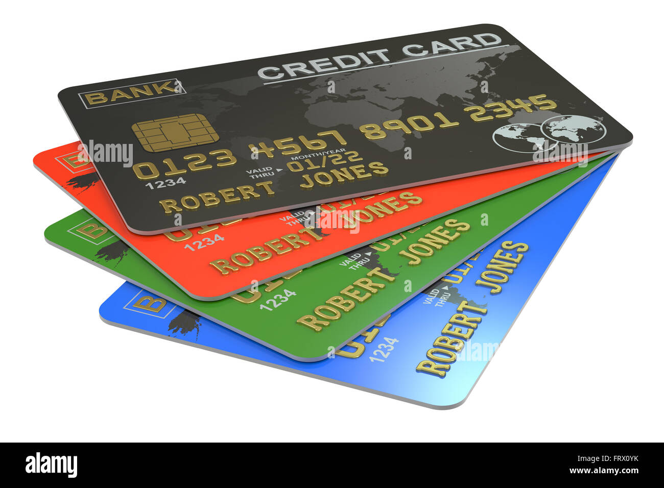Group credit cards Cut Out Stock Images & Pictures - Alamy