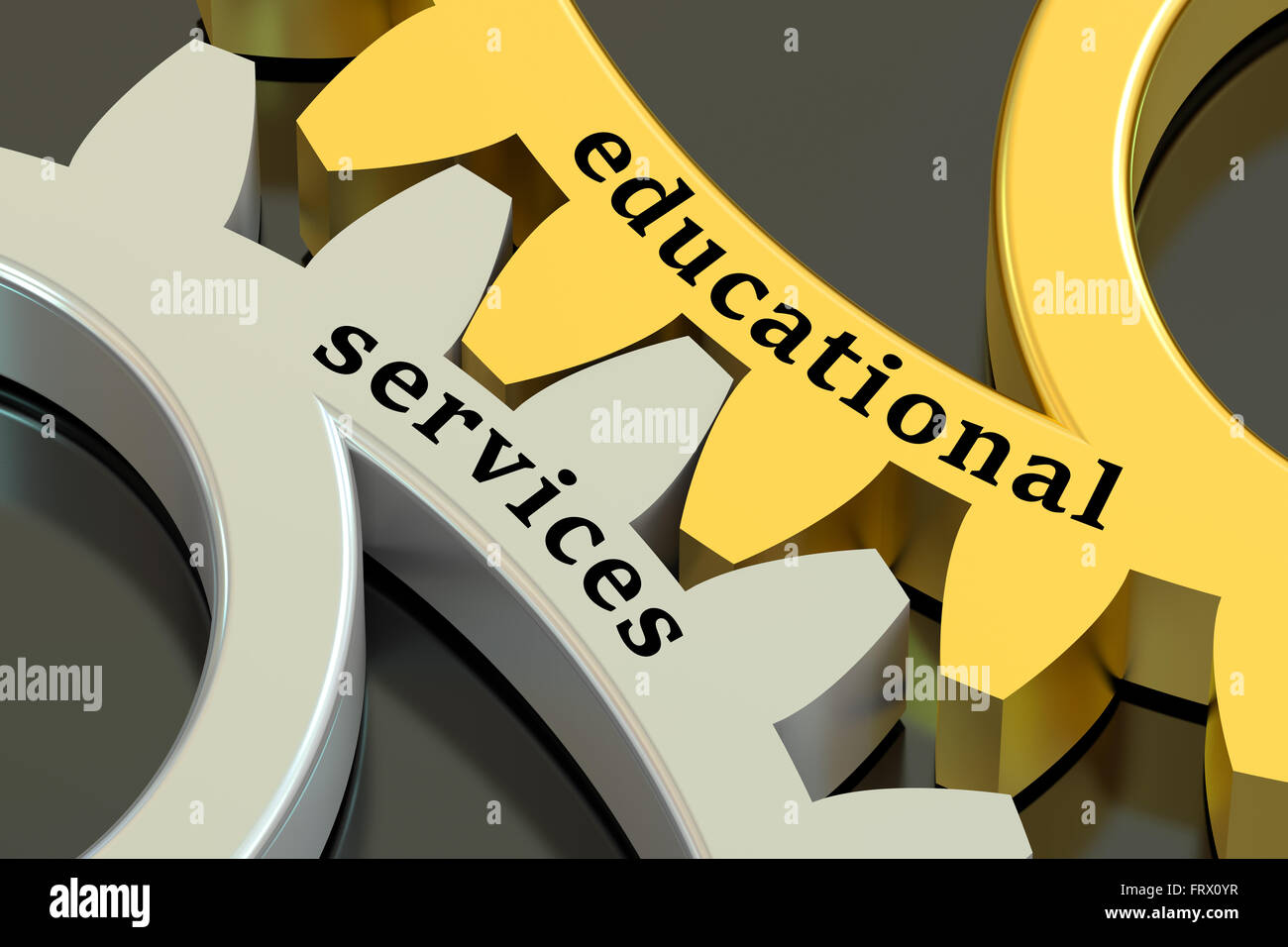 educational services concept on the gearwheels Stock Photo - Alamy