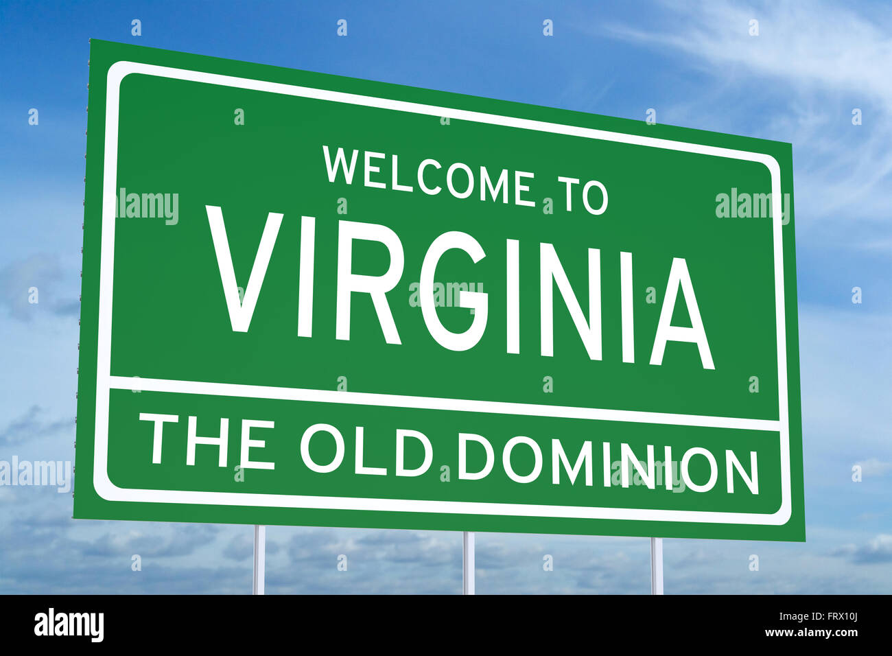 Virginia welcome sign hi-res stock photography and images - Alamy