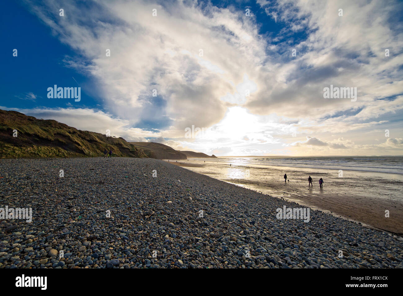 newgale beach, pembrokeshire, wales Stock Photo - Alamy
