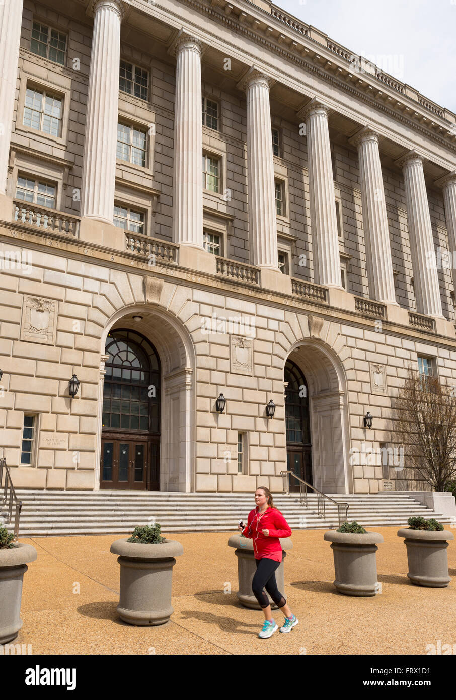 WASHINGTON, DC, USA - IRS building. Internal Revenue Service Stock ...