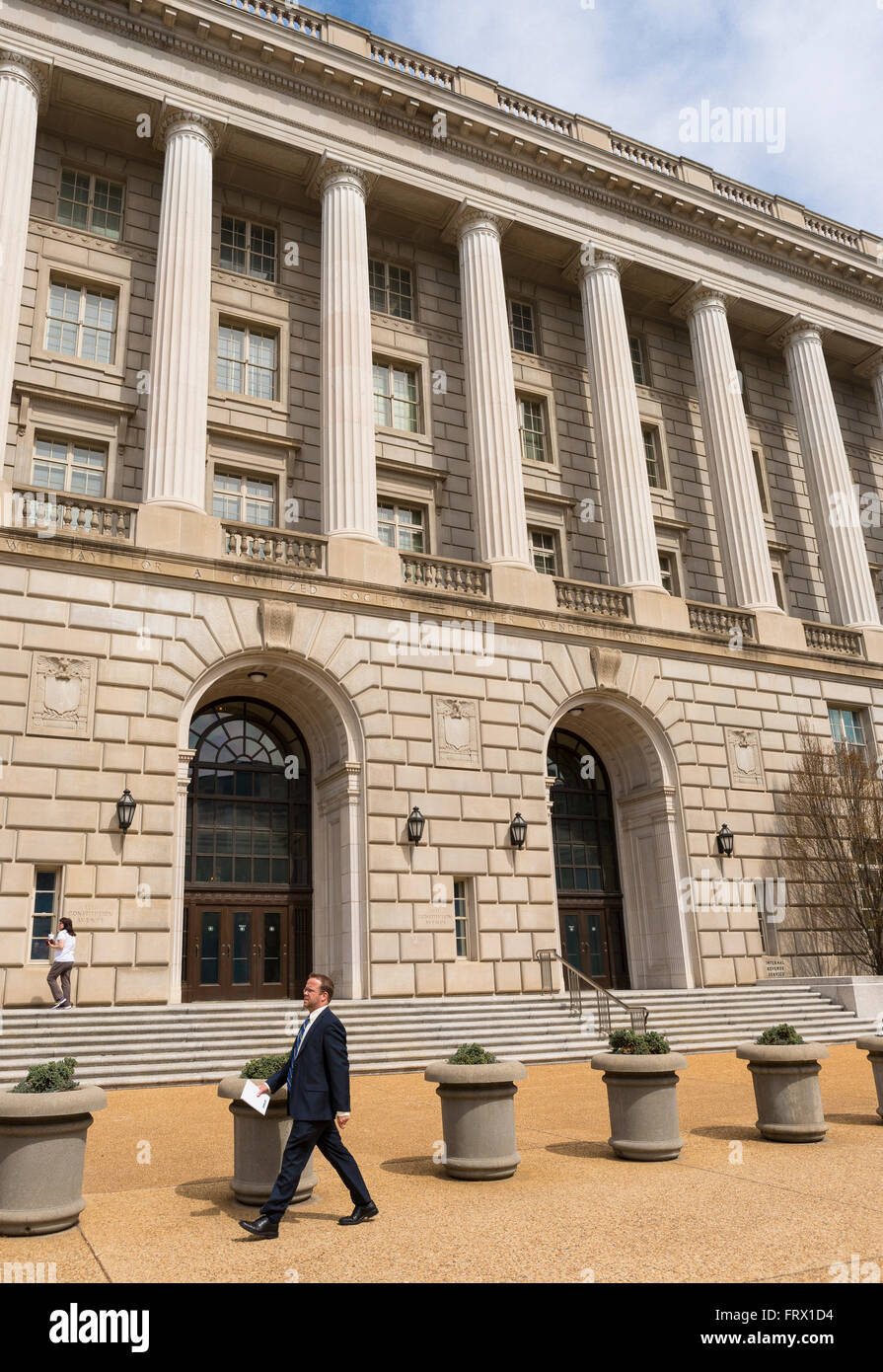 WASHINGTON, DC, USA - IRS building. Internal Revenue Service Stock ...