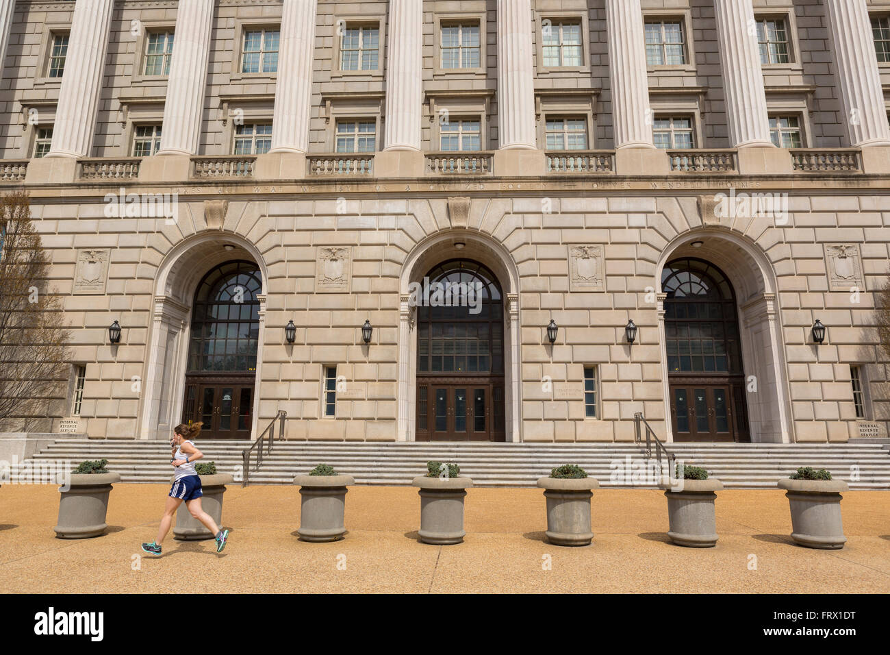 WASHINGTON, DC, USA - IRS building. Internal Revenue Service Stock ...