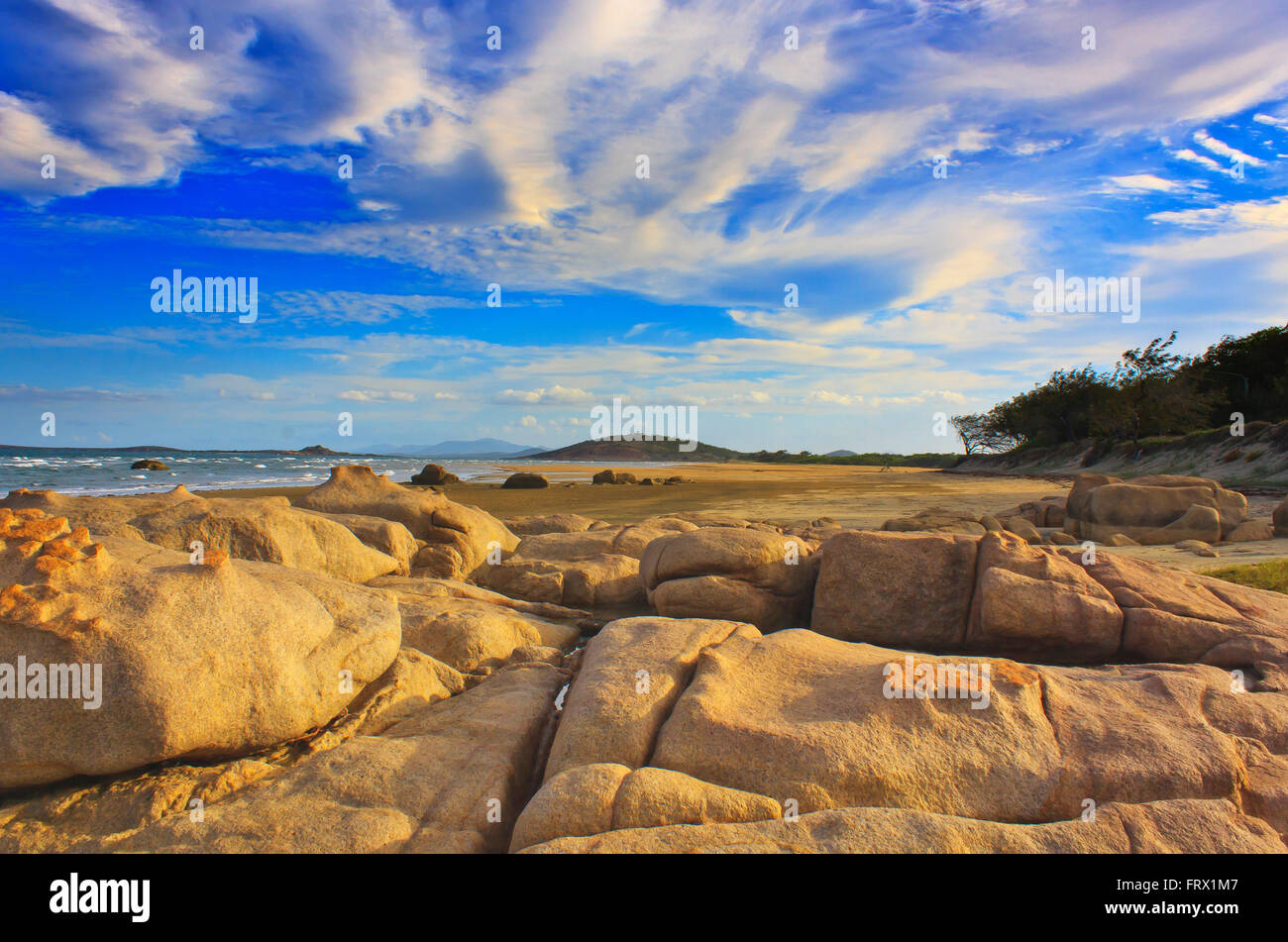 sandstone rocks at sunset, australia Stock Photo - Alamy
