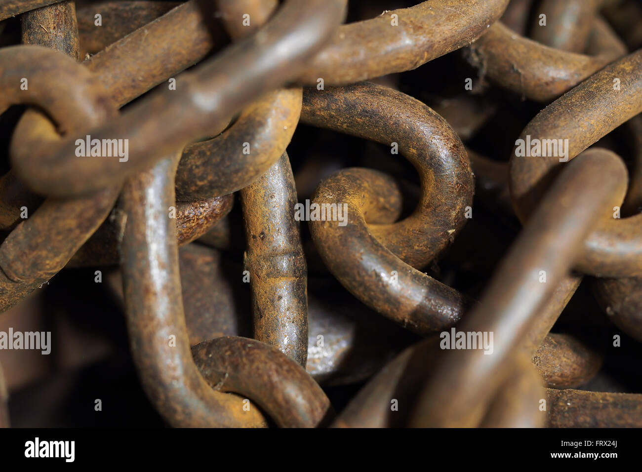 Texture Rusting Chain Stock Photo - Alamy