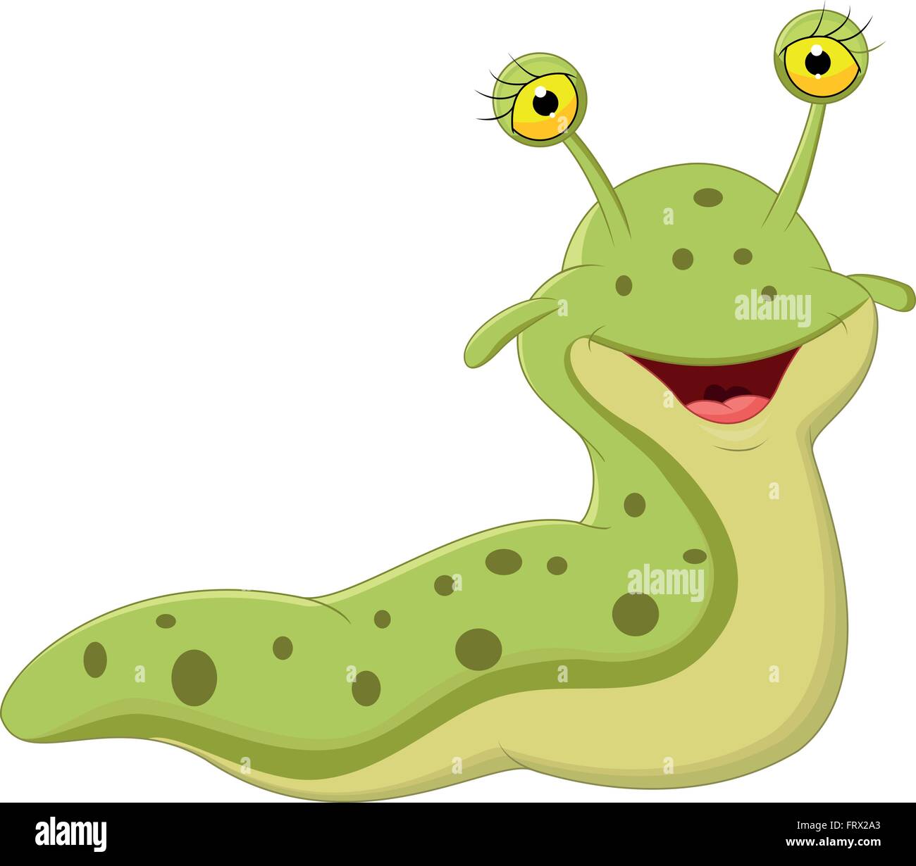 Cute slug cartoon Stock Vector Image & Art - Alamy