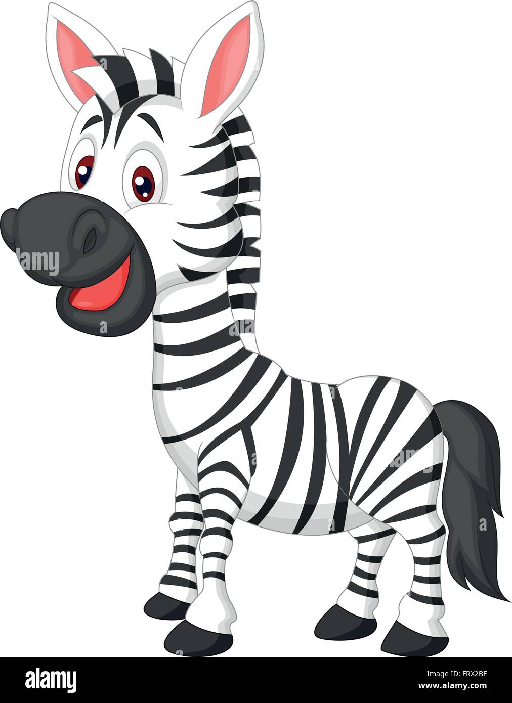 Cute Zebra Cartoon