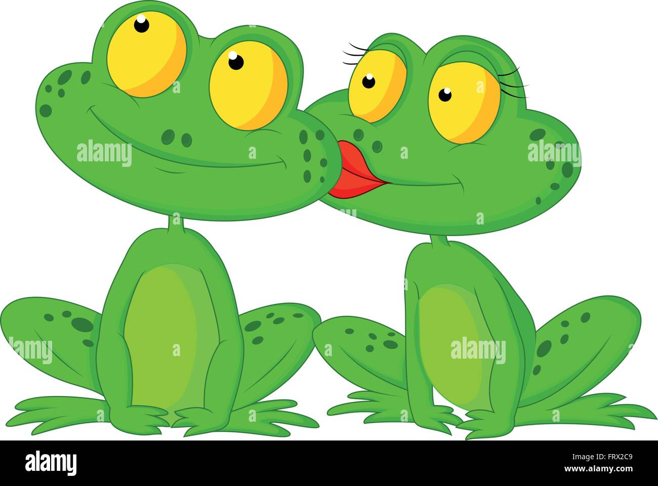 Surprised frog Stock Vector Images - Alamy