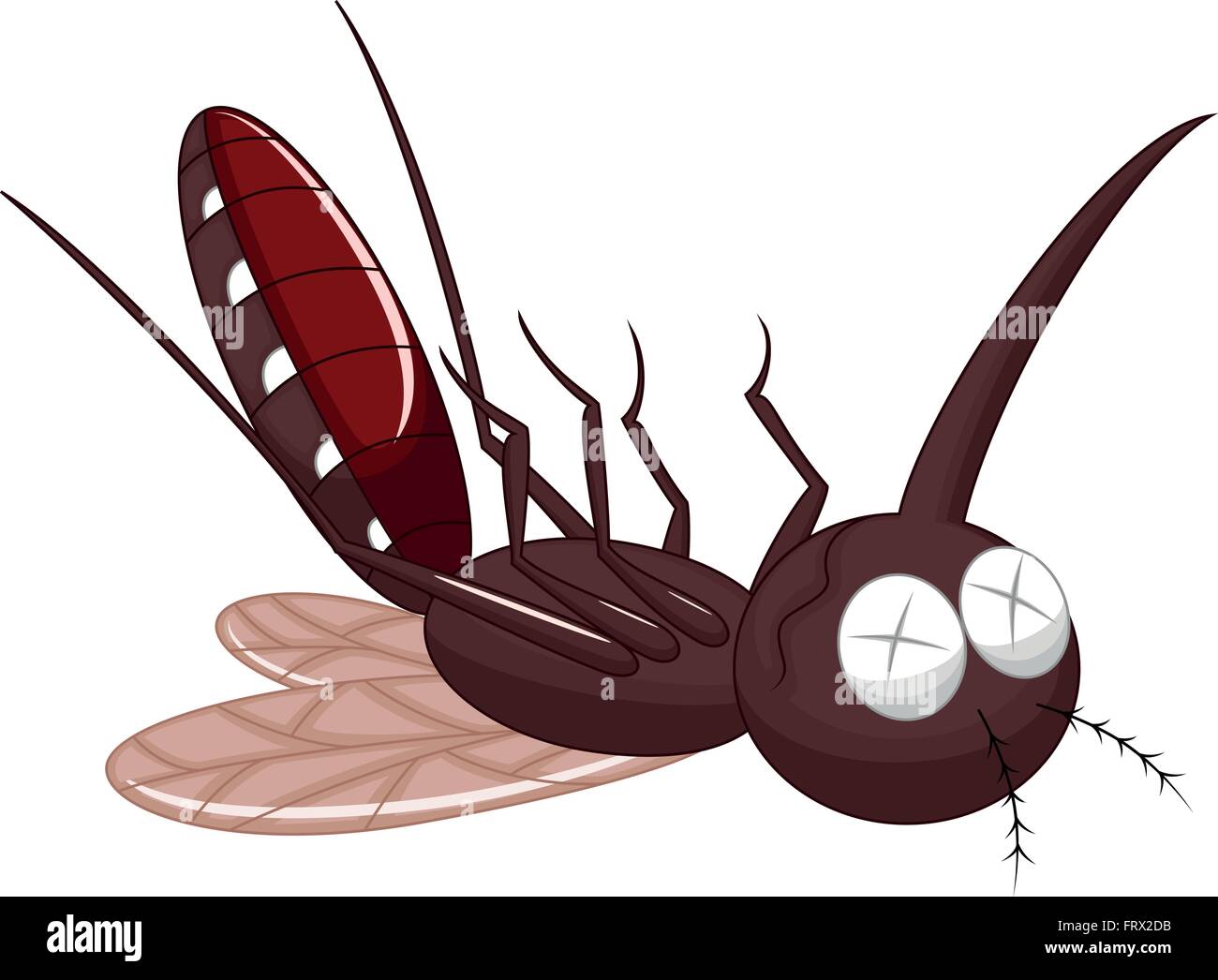 Death mosquito cartoon Stock Vector Image & Art - Alamy