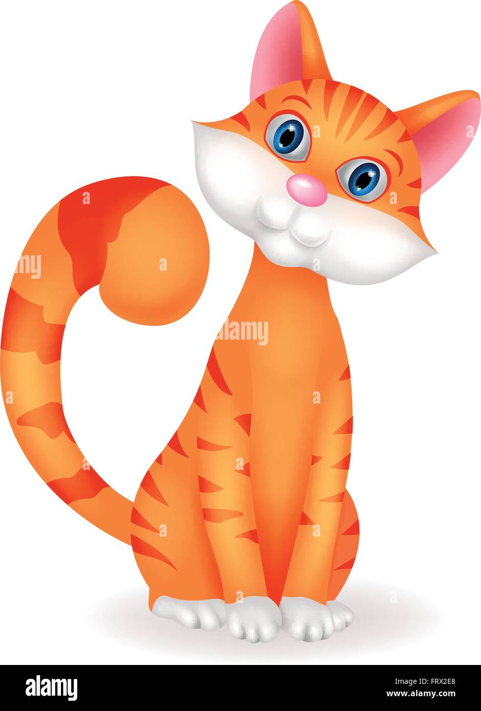 Cute cat cartoon Stock Vector Image & Art - Alamy