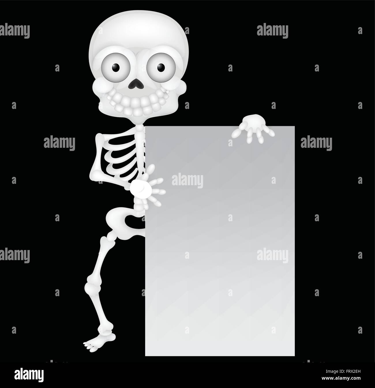 Funny skeleton cartoon hi-res stock photography and images - Alamy
