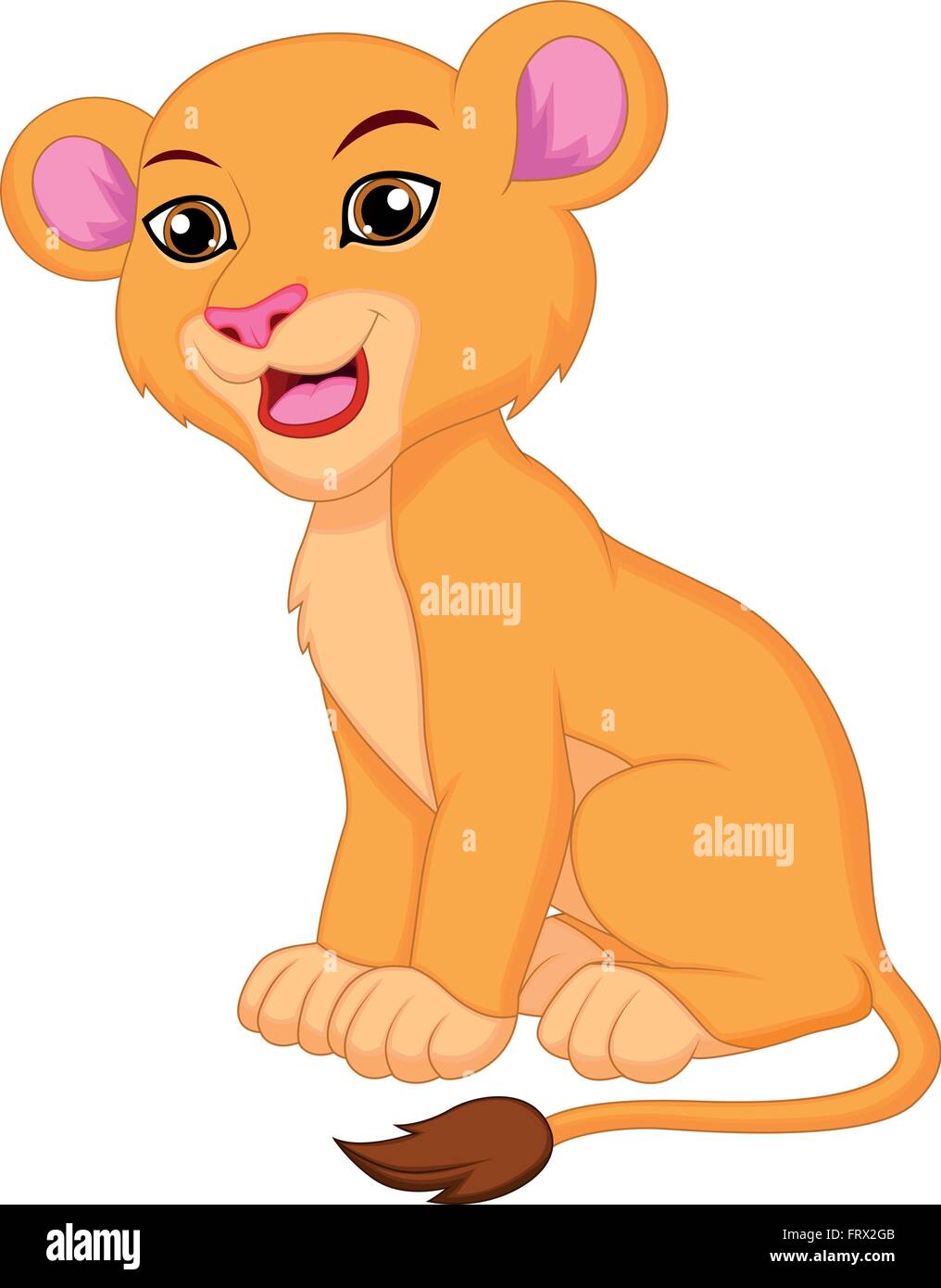 Funny lioness Stock Vector Images - Alamy