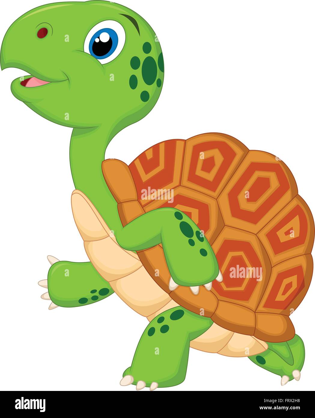 Turtle cartoon running Stock Vector Image & Art - Alamy