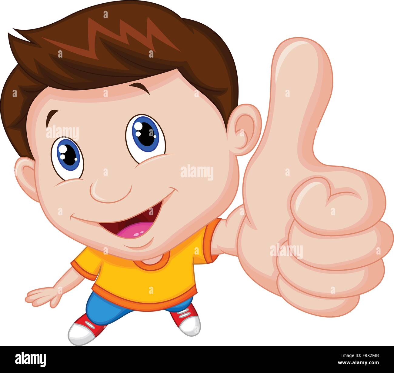 Thumbs Up Cartoon Guy