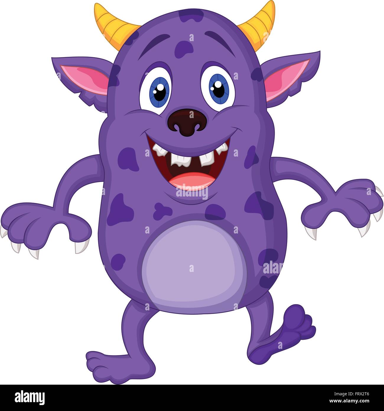 Cute monster cartoon Stock Vector Image & Art - Alamy