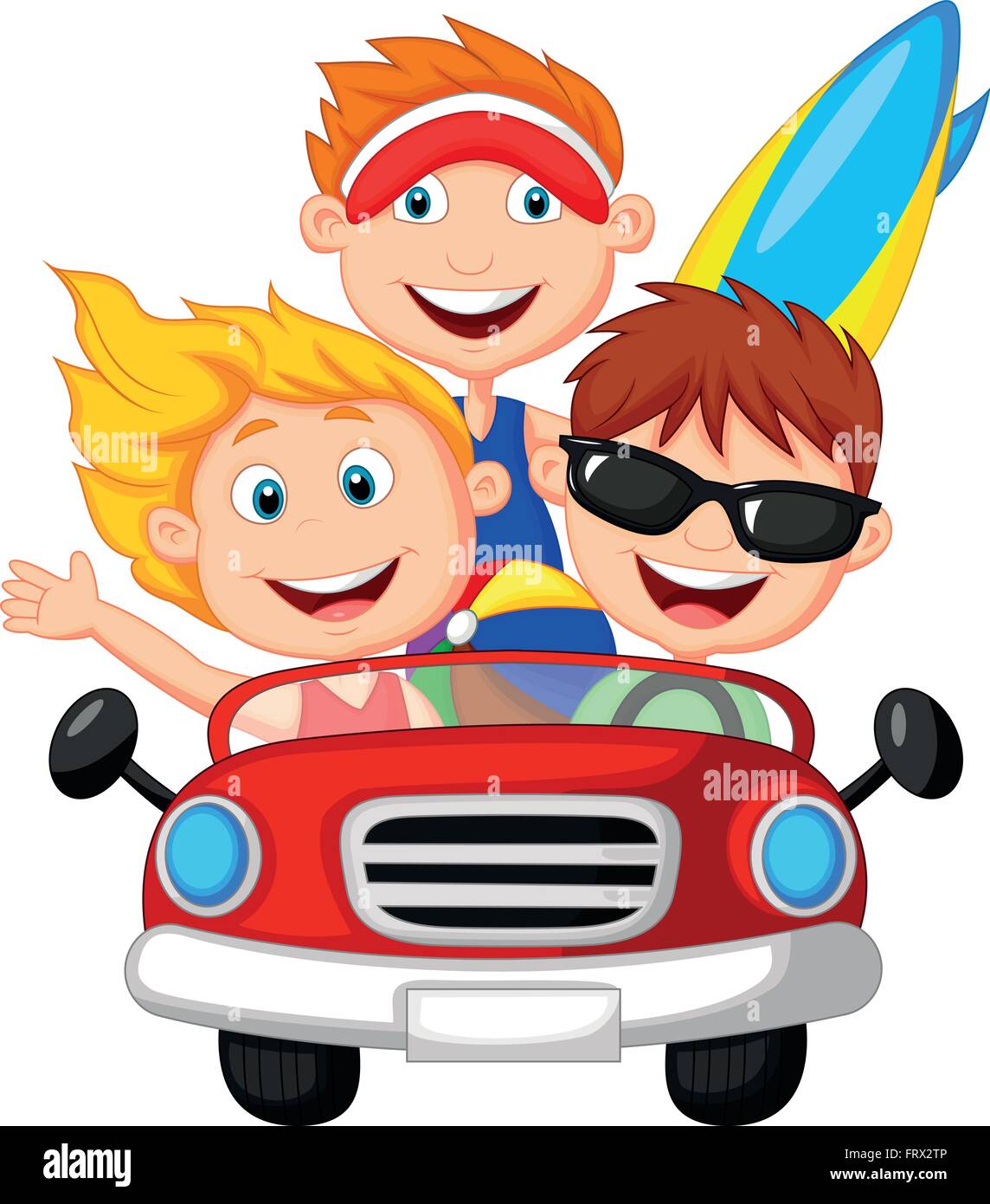 Female teenager driving Stock Vector Images - Alamy