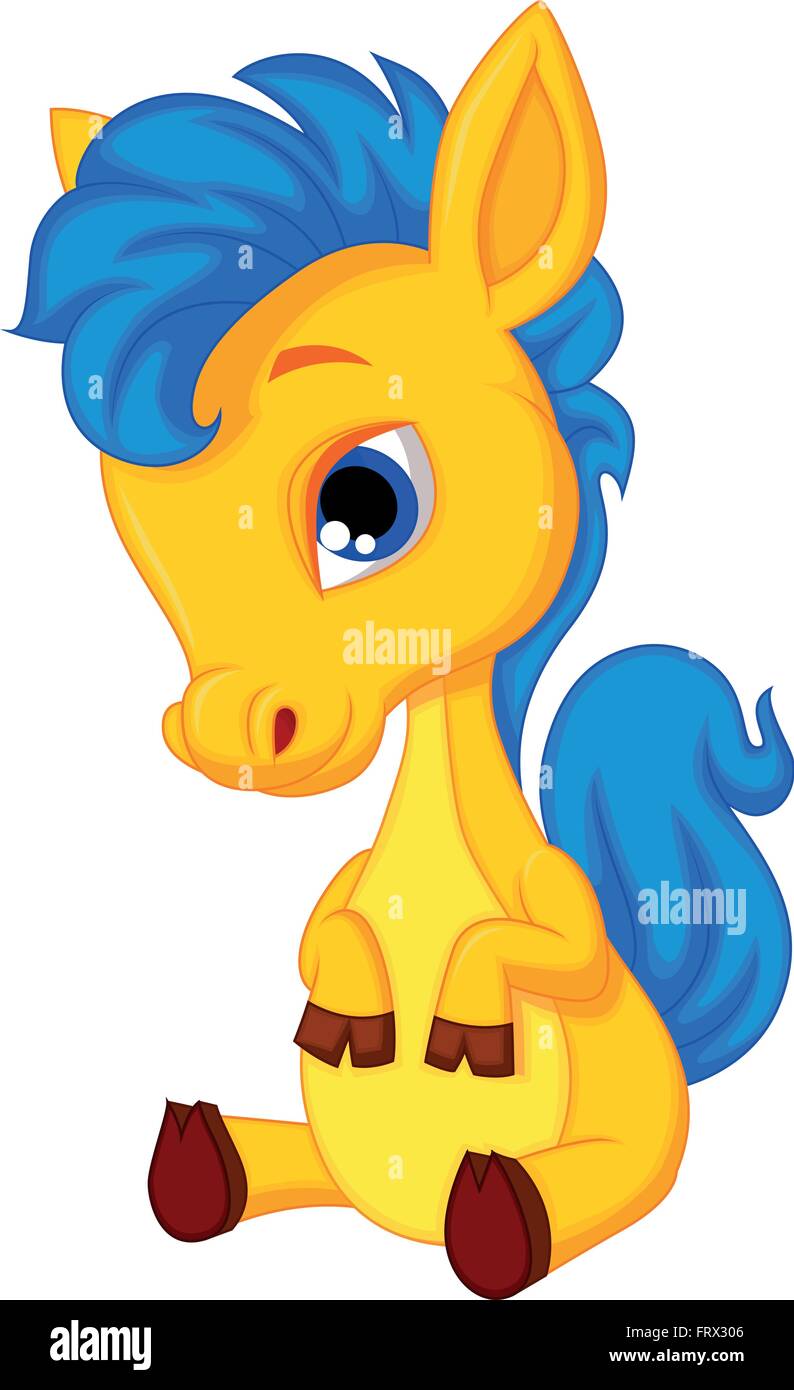 Blue eyes horse Stock Vector Images - Alamy