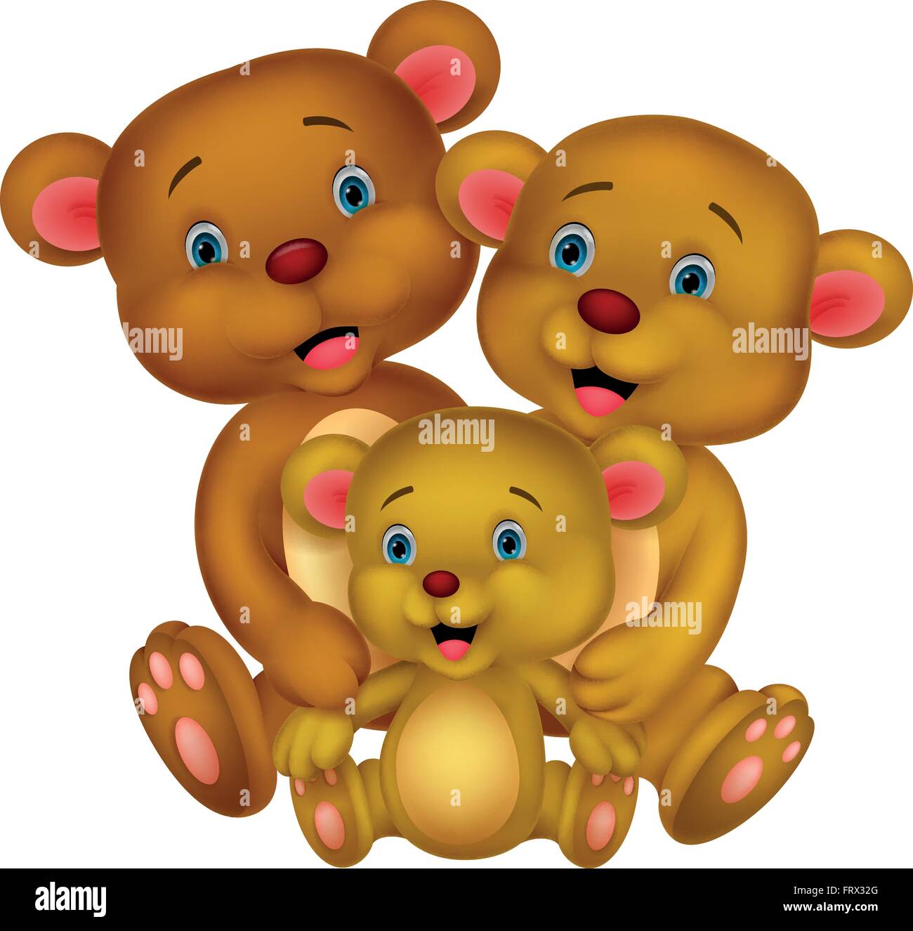 Father bear and cub Stock Vector Images - Alamy