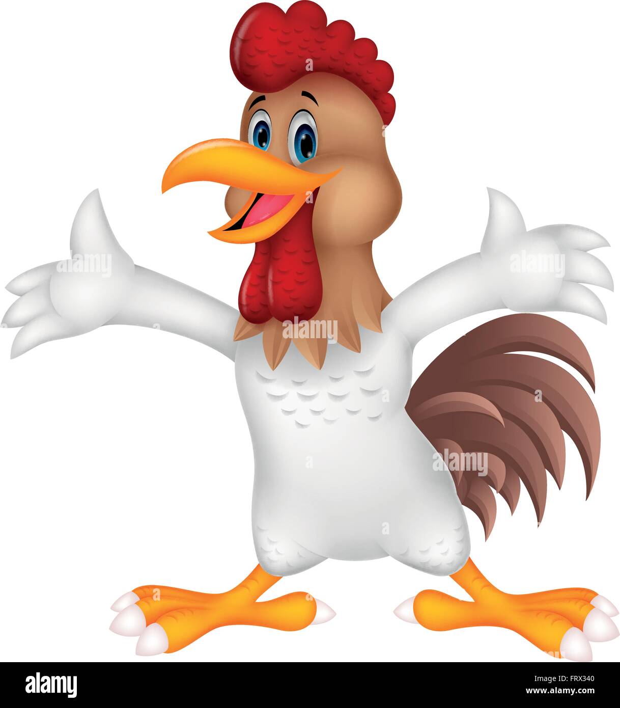 Cute rooster cartoon Stock Vector Image & Art - Alamy