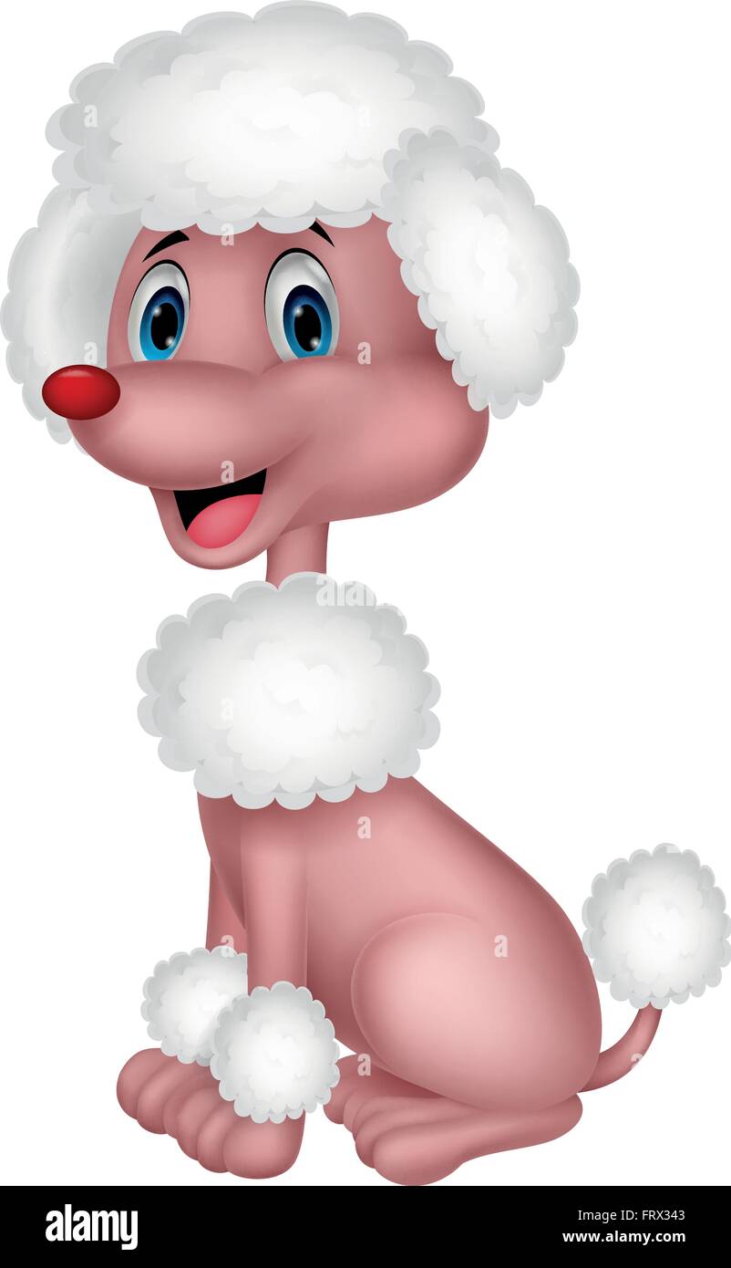 cute poodle cartoon Stock Vector Image & Art - Alamy