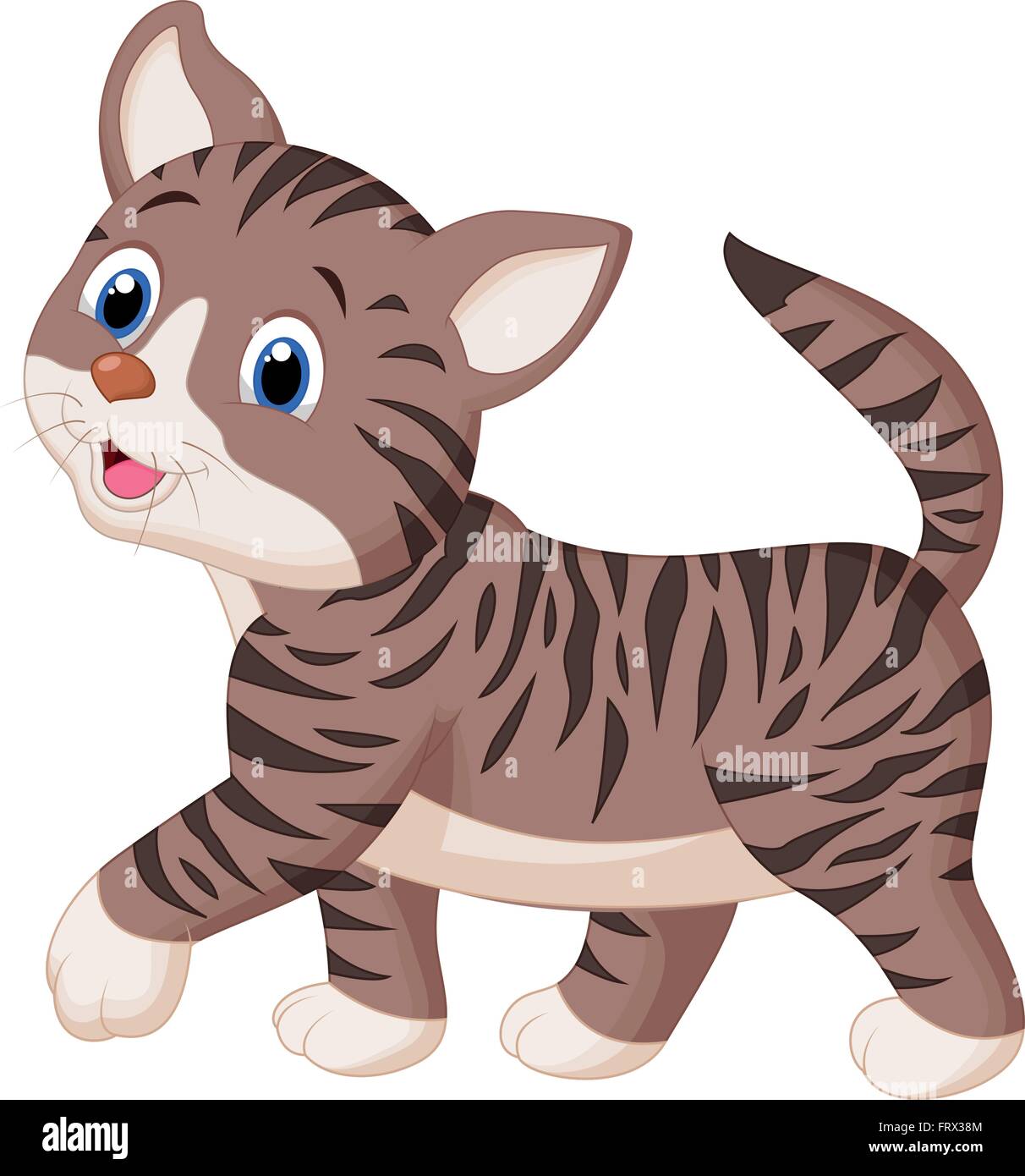 Cute cat cartoon Stock Vector Image & Art - Alamy