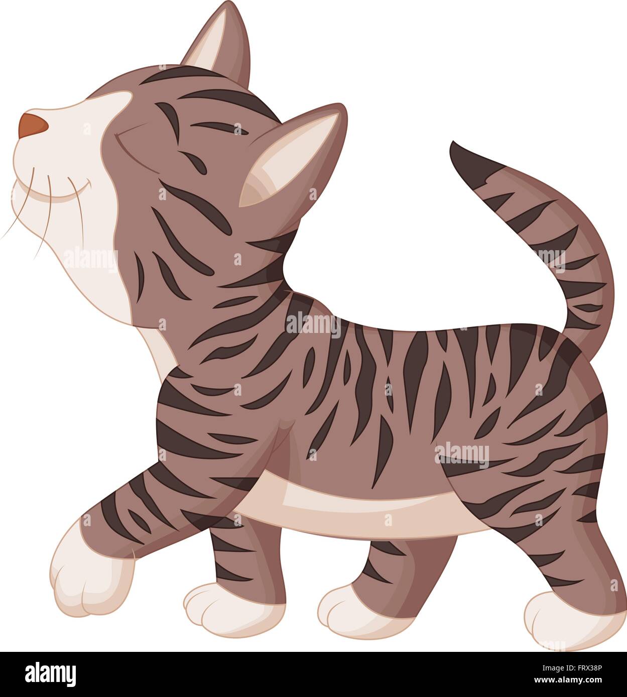 Cute cat cartoon Stock Vector Image & Art - Alamy