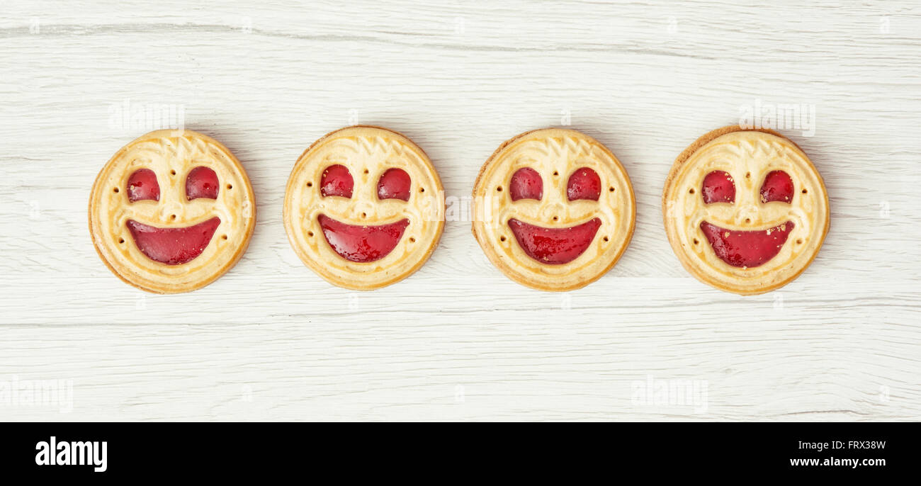 Smiley Biscuits Sweet Food High Resolution Stock Photography and Images ...