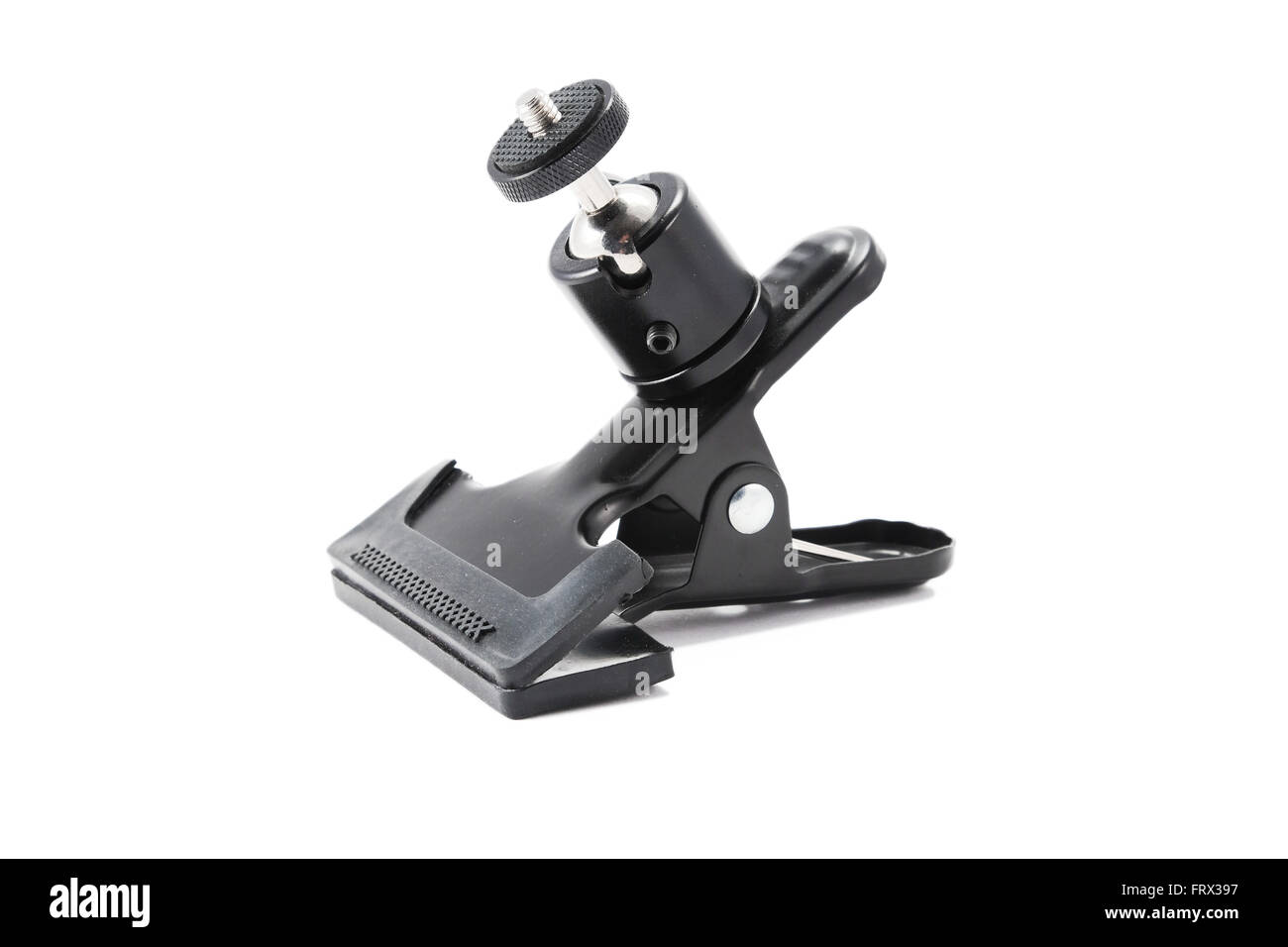 heavy spring multi purpose photo clamp side view Stock Photo - Alamy