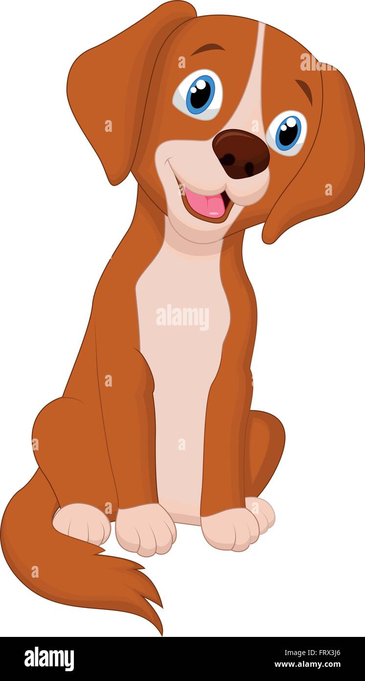 Cute dog cartoon Stock Vector Image & Art - Alamy