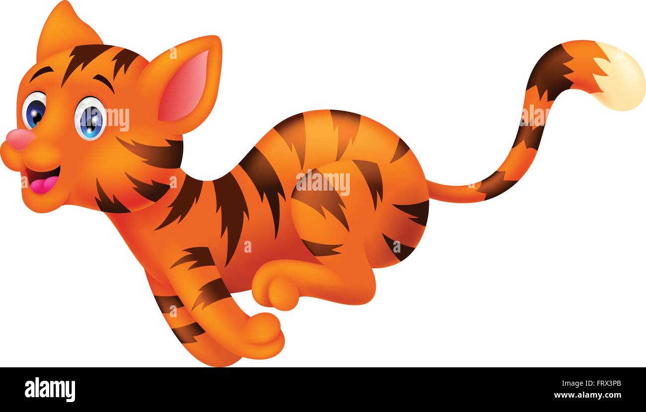 Cute cat cartoon running Stock Vector Image & Art - Alamy